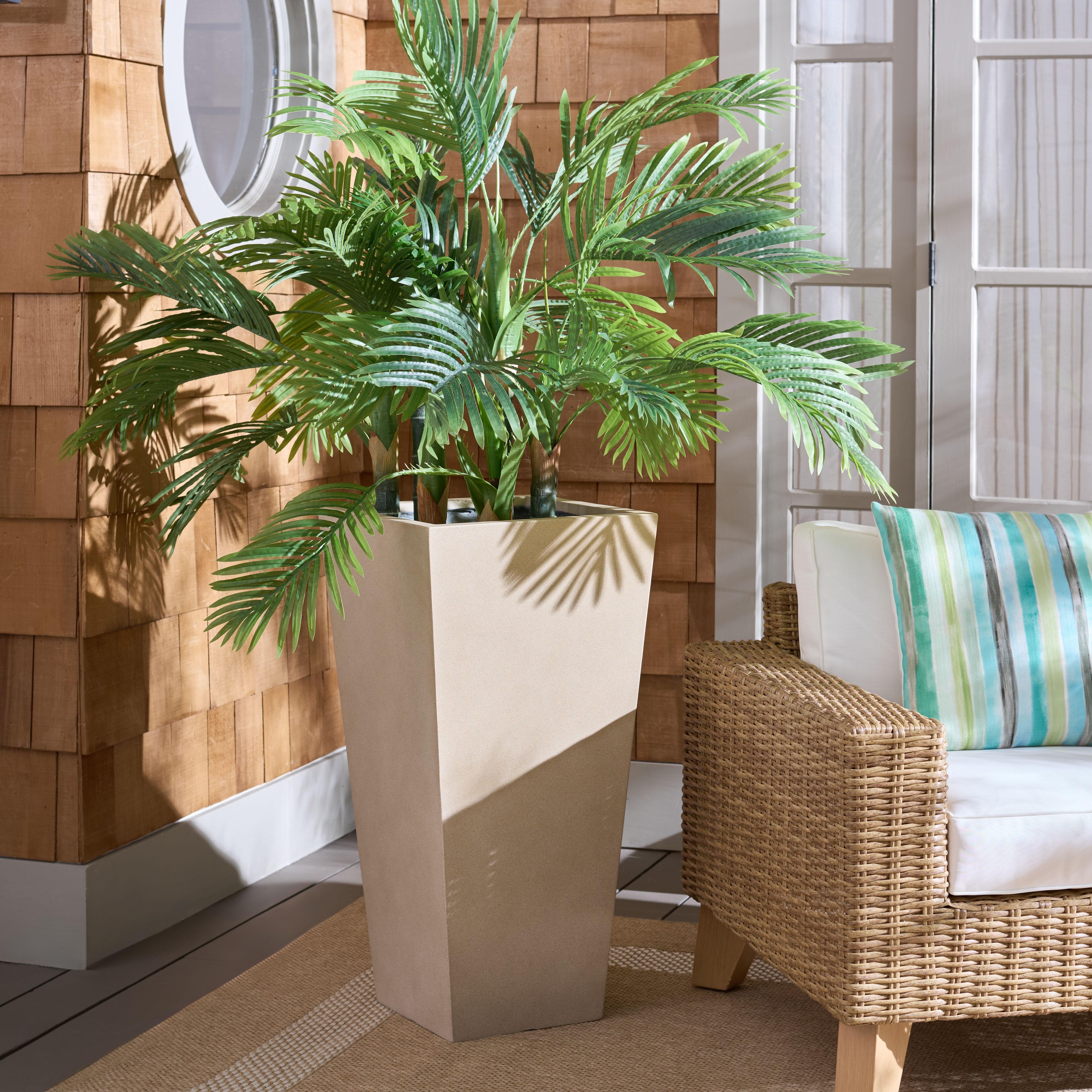 Click here for Safavieh Paloma Outdoor Large Planter  Beige prices