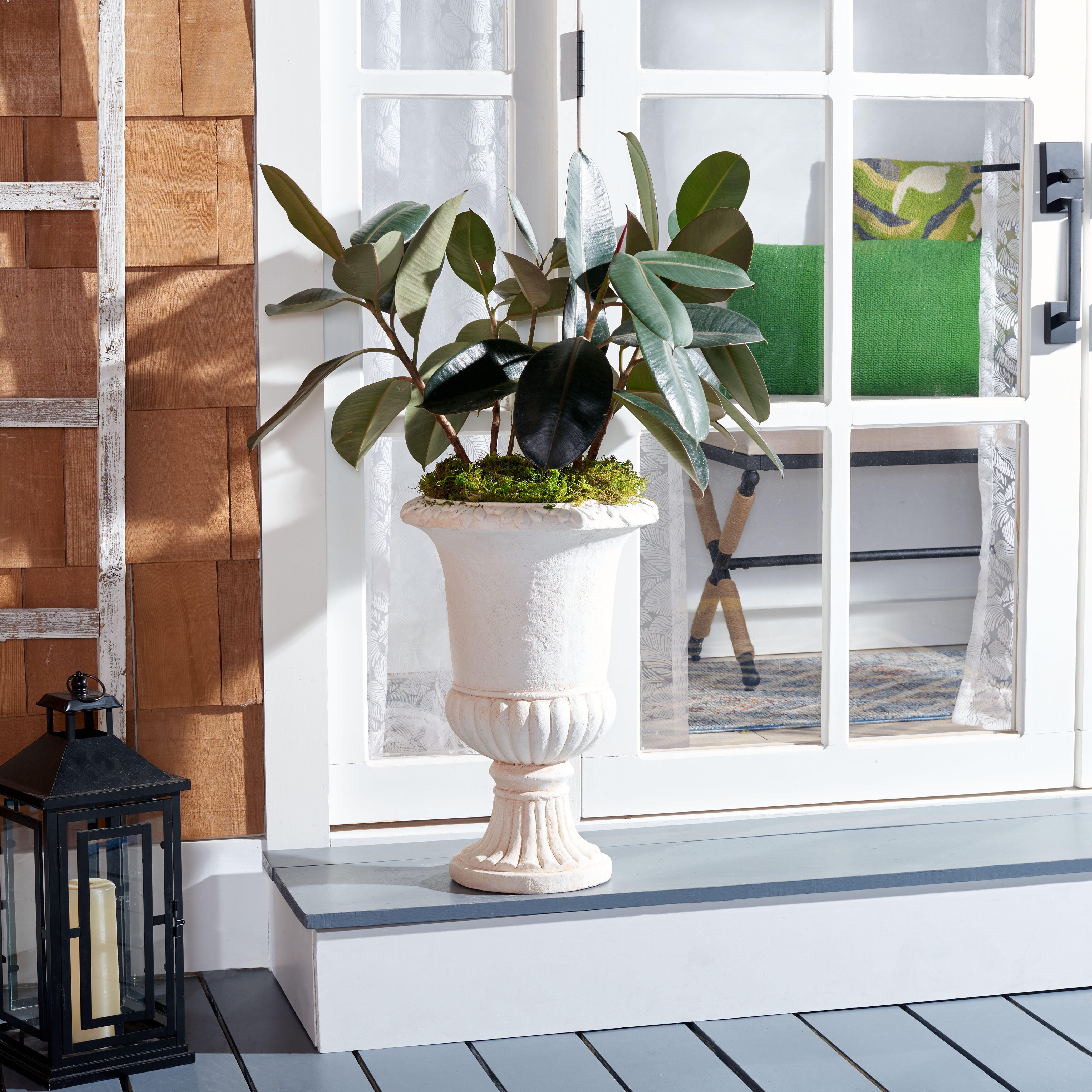Click here for Safavieh Paul Outdoor Planter  Off White prices