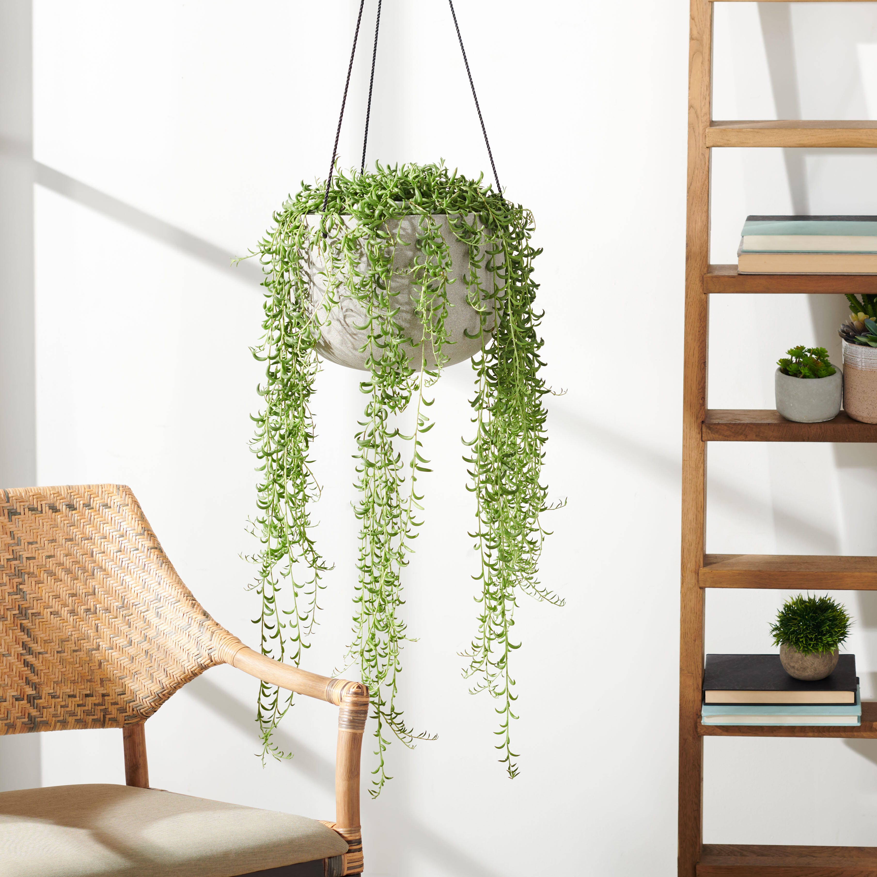 Click here for Safavieh Rancer Outdoor Hanging Planter  Light Gra... prices