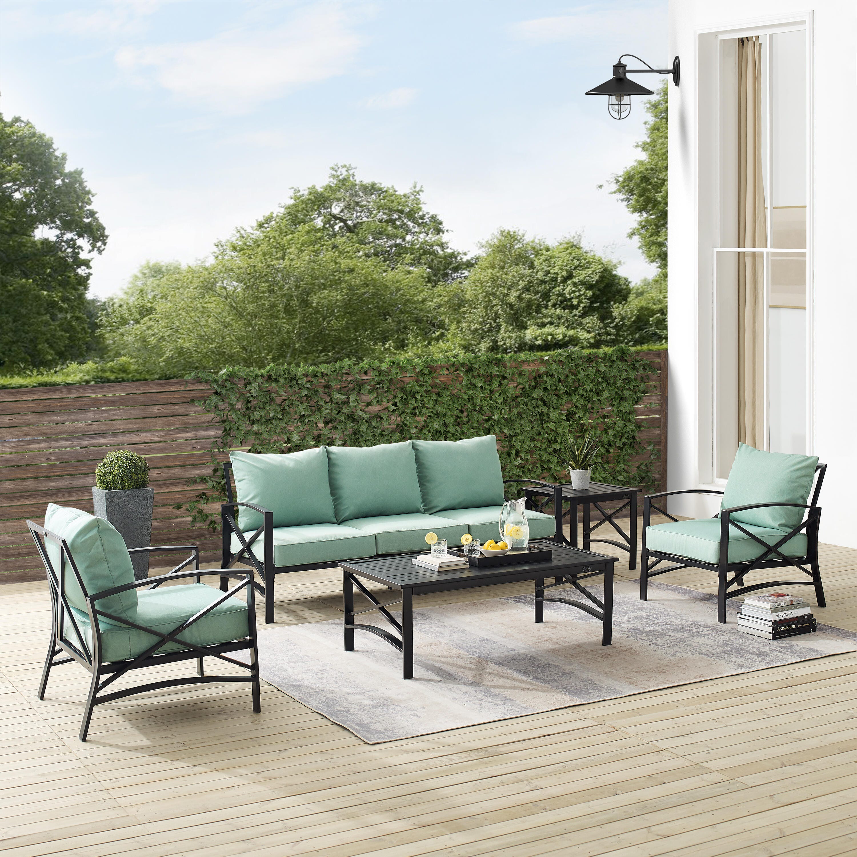 Click here for Crosley Furniture Kaplan Outdoor Conversation Set... prices