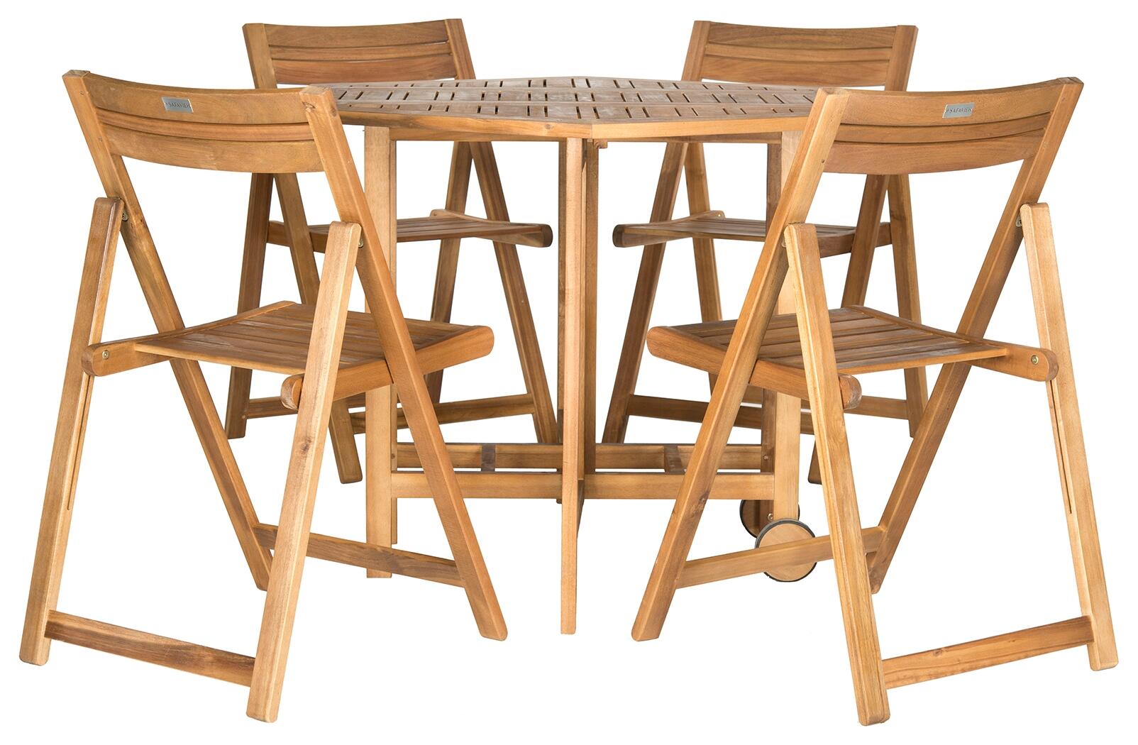 Click here for Halsted Outdoor Table and 4 Chairs (Set of 5)   Te... prices