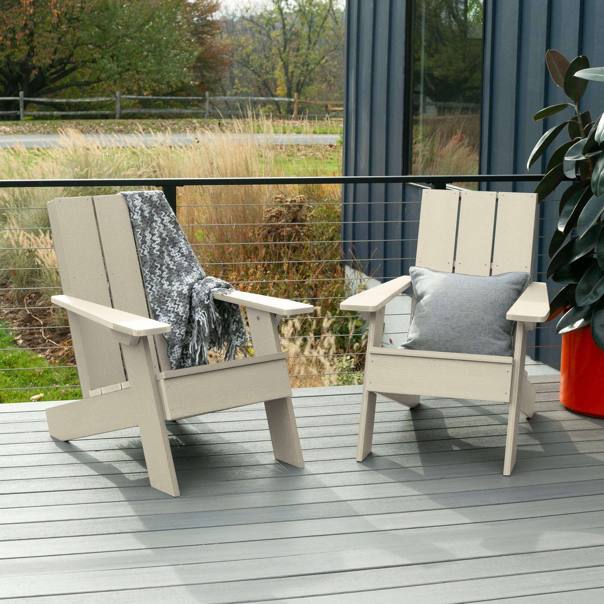 Click here for Highwood Italica Outdoor Adirondack Chair (Set of... prices