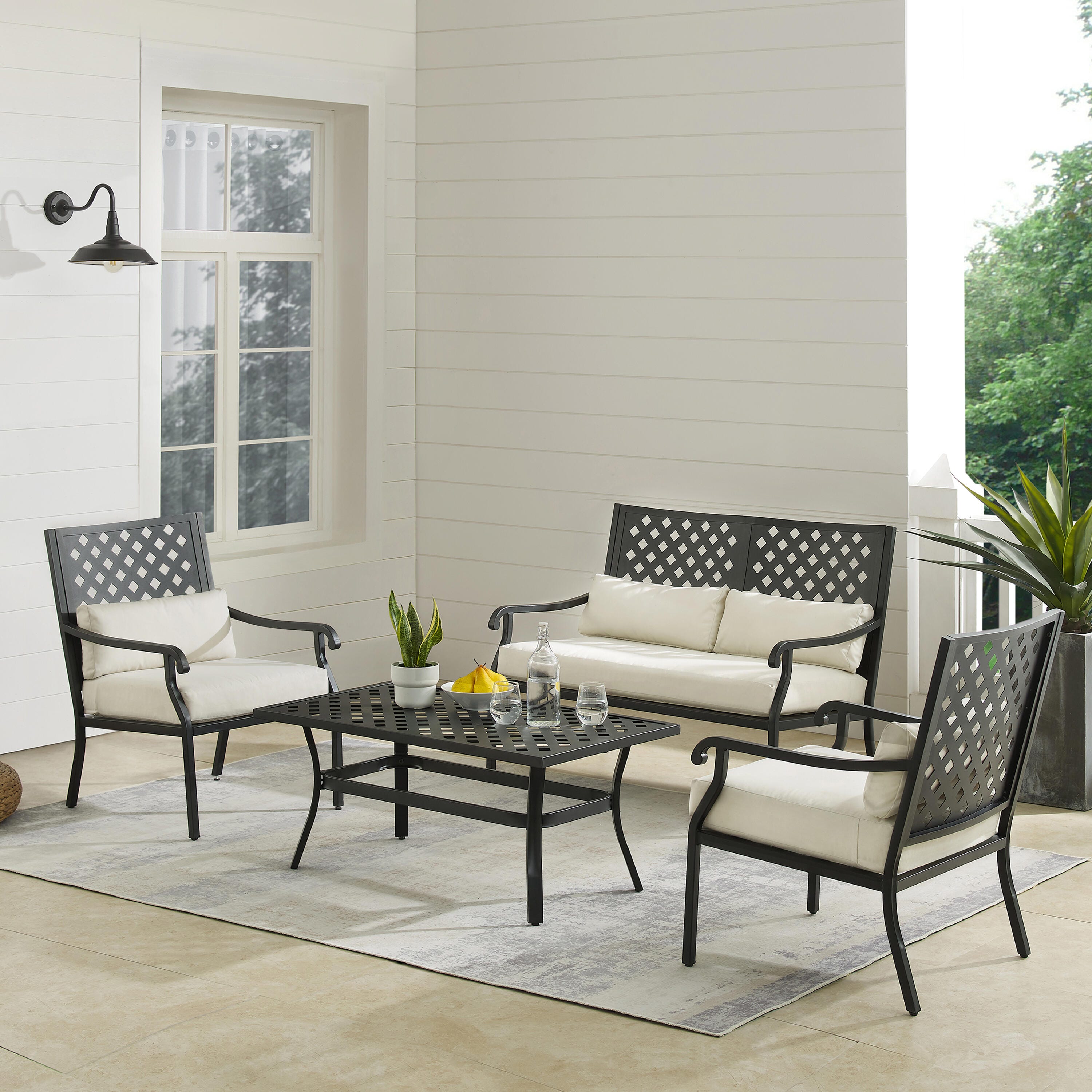 Click here for Crosley Furniture Alistair Outdoor Loveseat and 2... prices