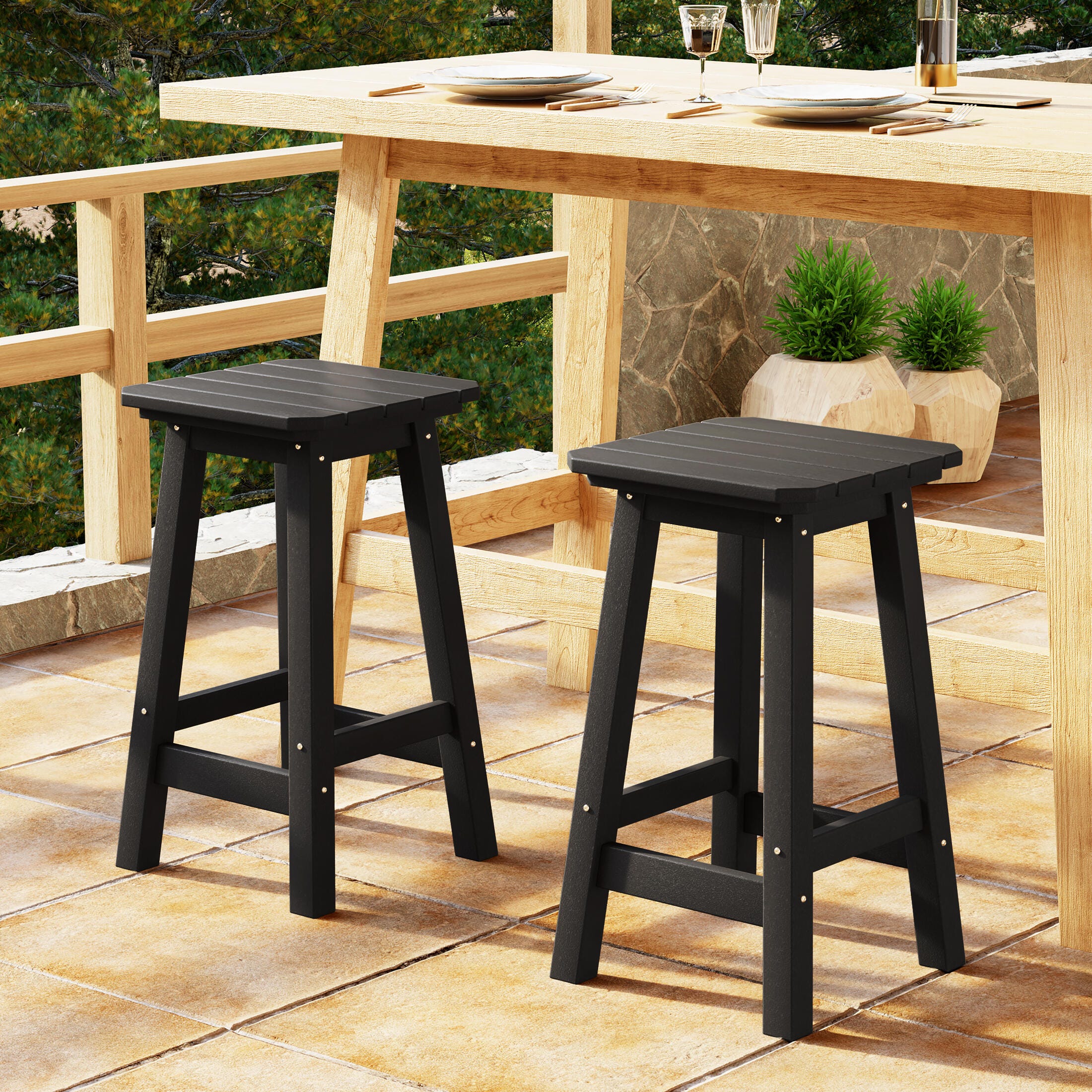 Click here for Westin Furniture Otto Outdoor Square Counter Stool... prices