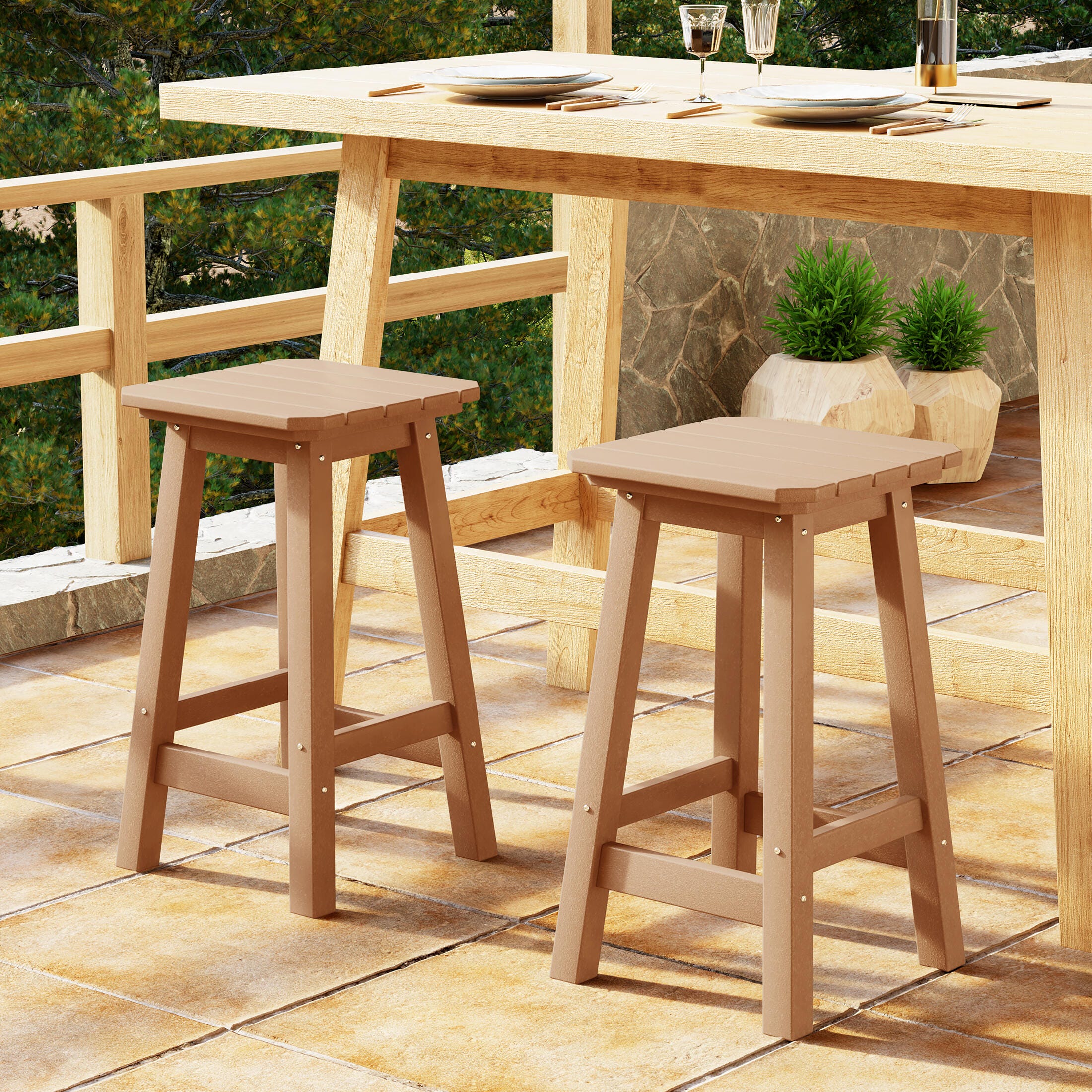 Click here for Westin Furniture Otto Outdoor Square Counter Stool... prices