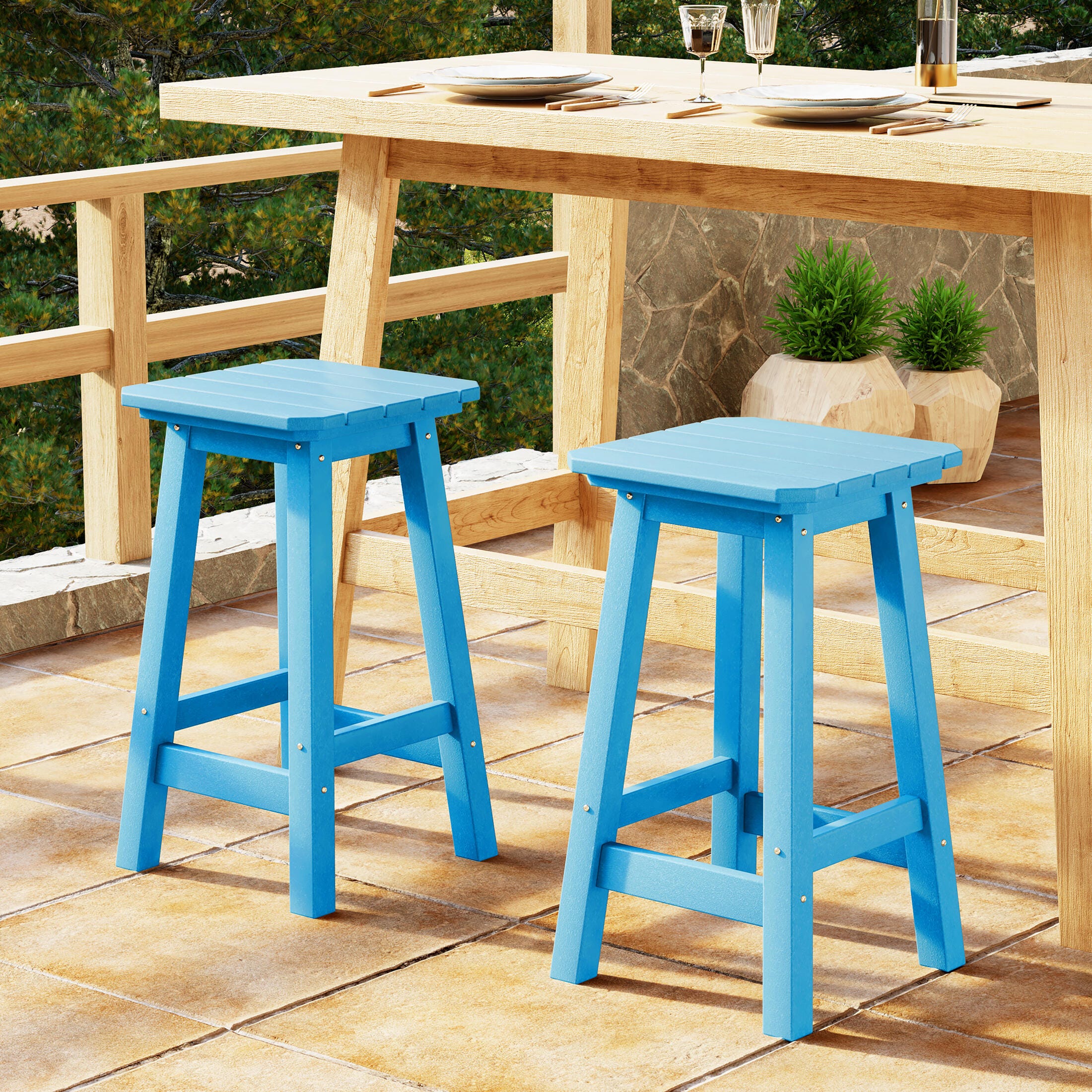 Click here for Westin Furniture Otto Outdoor Square Counter Stool... prices