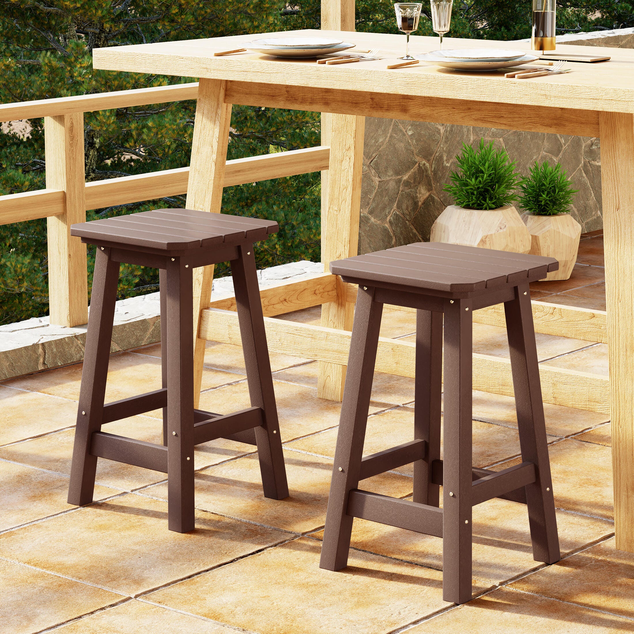Click here for Westin Furniture Otto Outdoor Square Counter Stool... prices