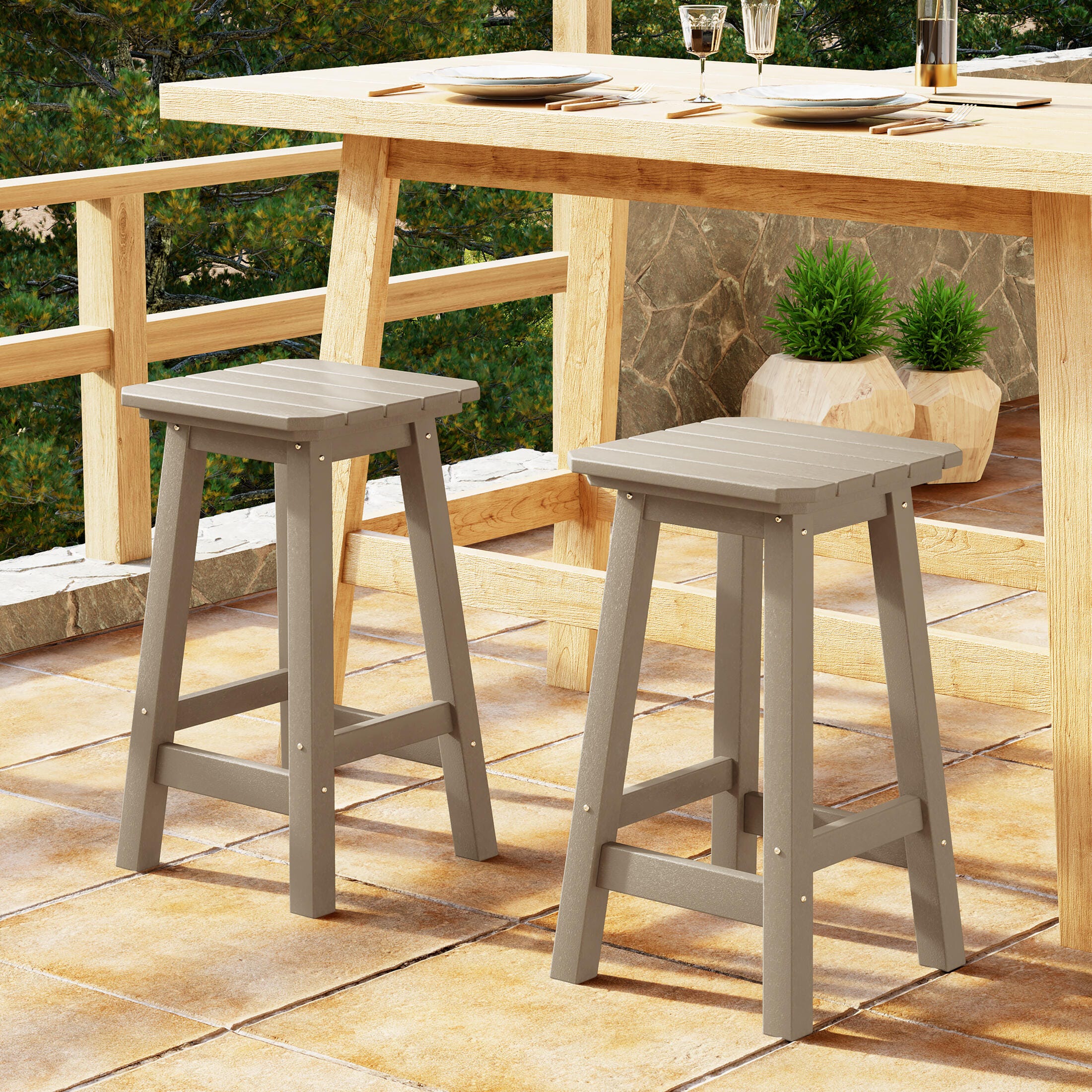 Click here for Westin Furniture Otto Outdoor Square Counter Stool... prices