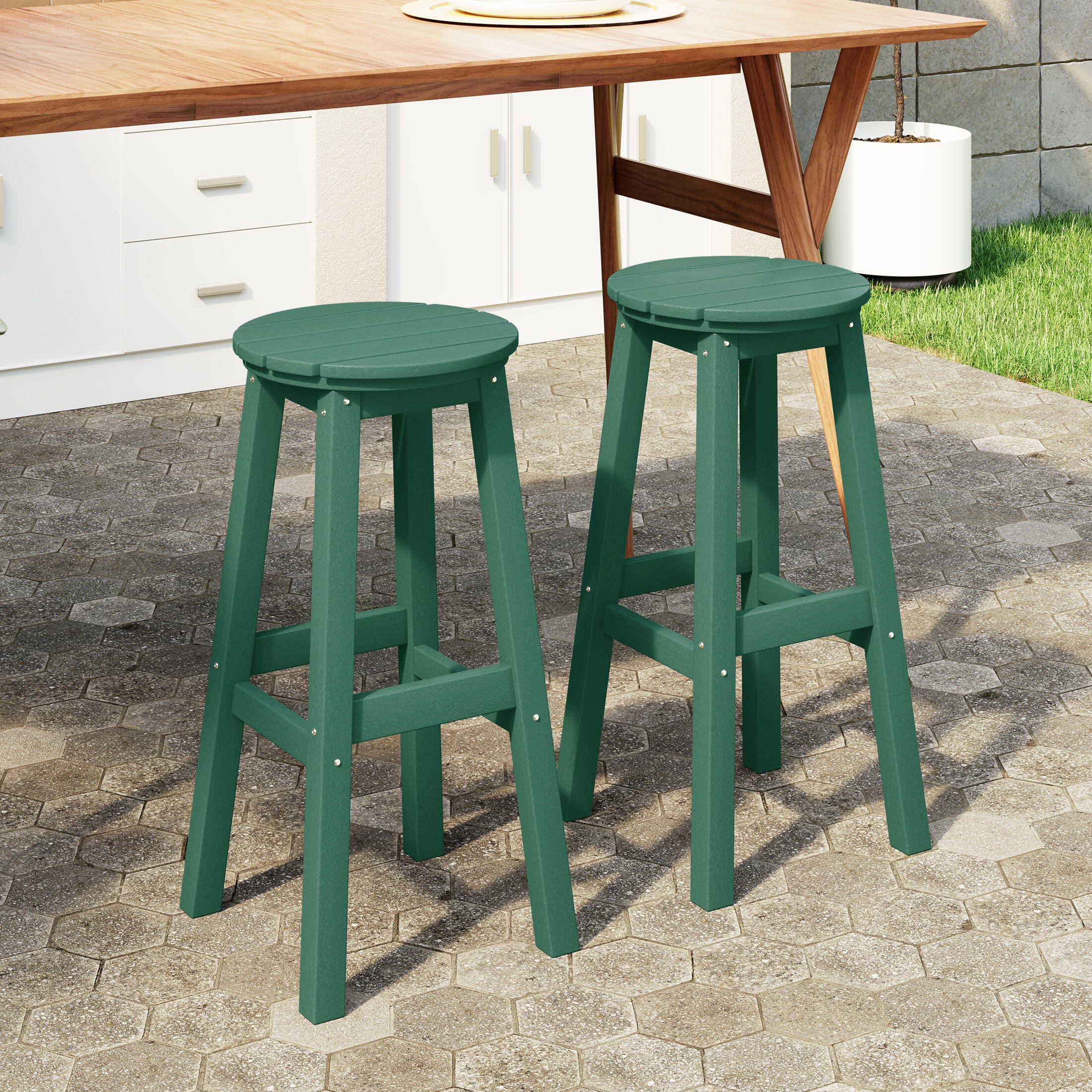 Click here for Westin Furniture Otto Outdoor Round Bar Stool (Set... prices