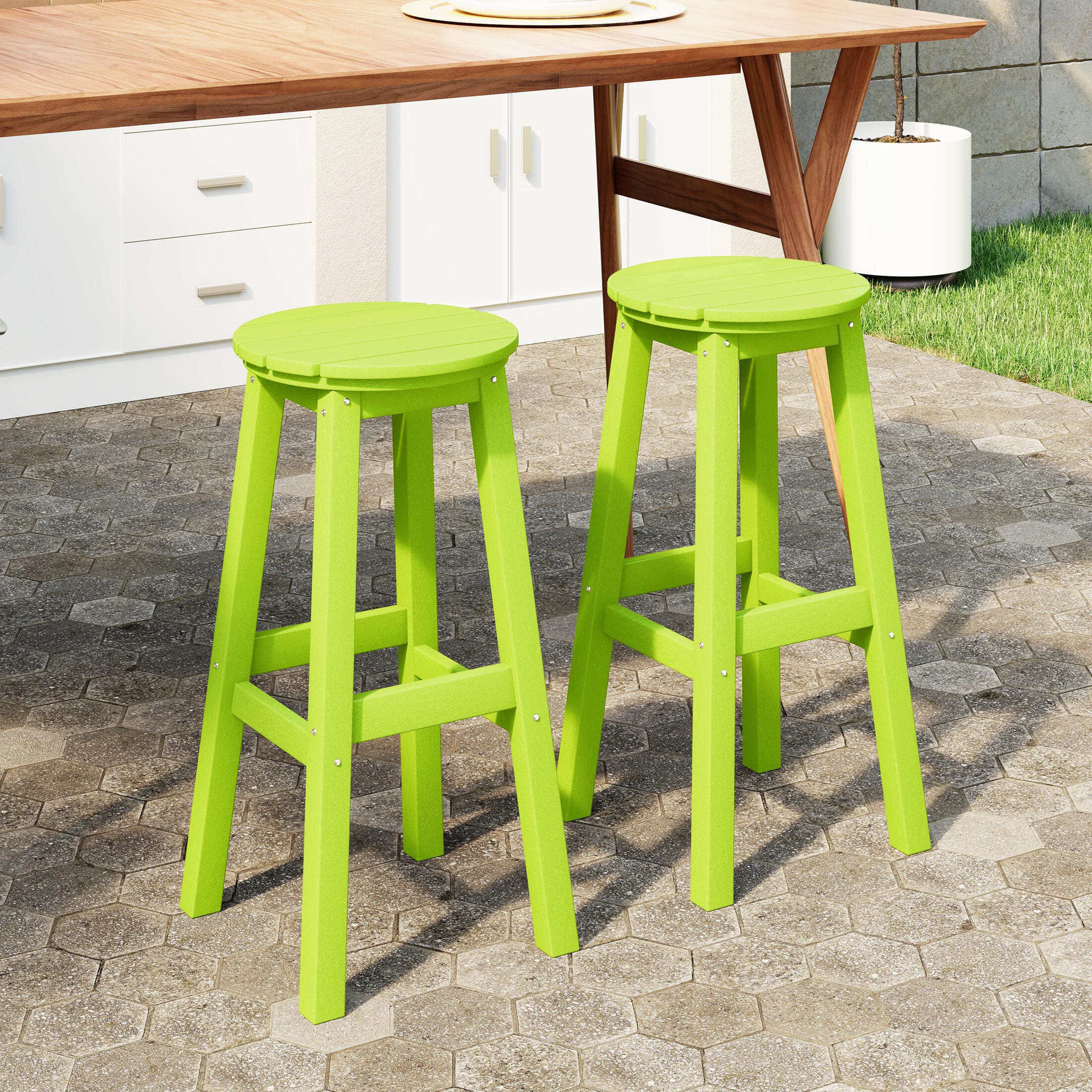 Click here for Westin Furniture Otto Outdoor Round Bar Stool (Set... prices