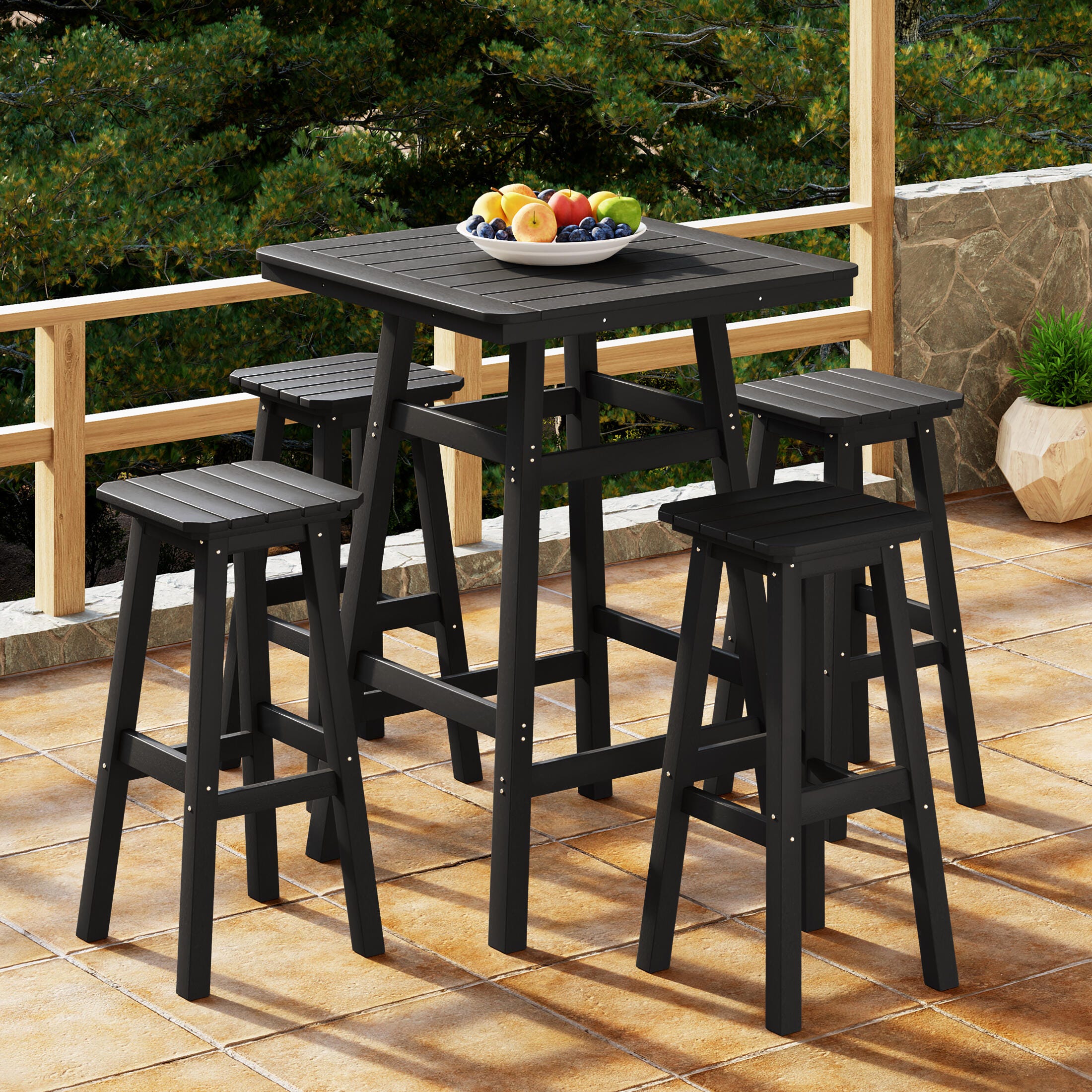 Click here for Westin Furniture Otto Outdoor Square Bar Table and... prices