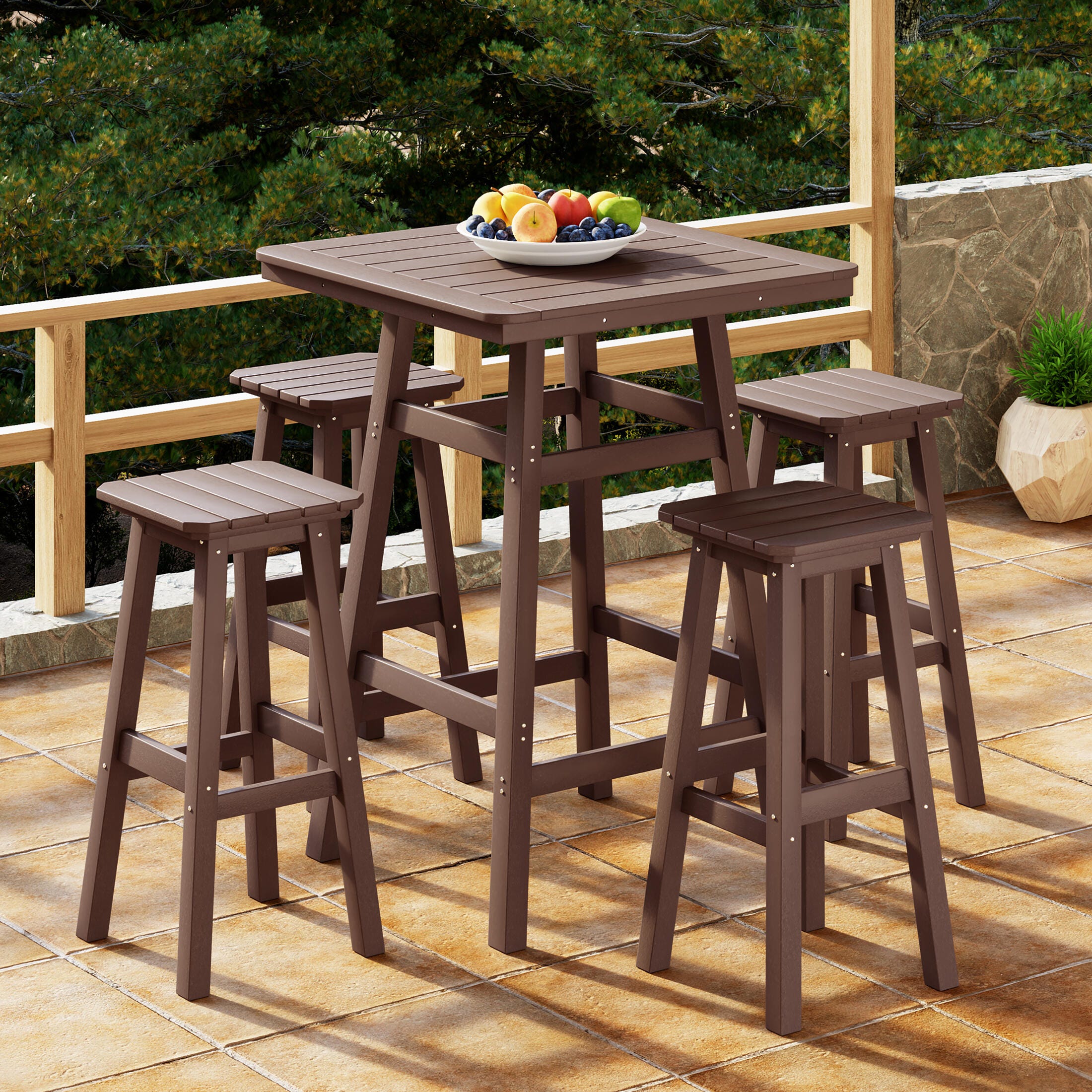 Click here for Westin Furniture Otto Outdoor Square Bar Table and... prices