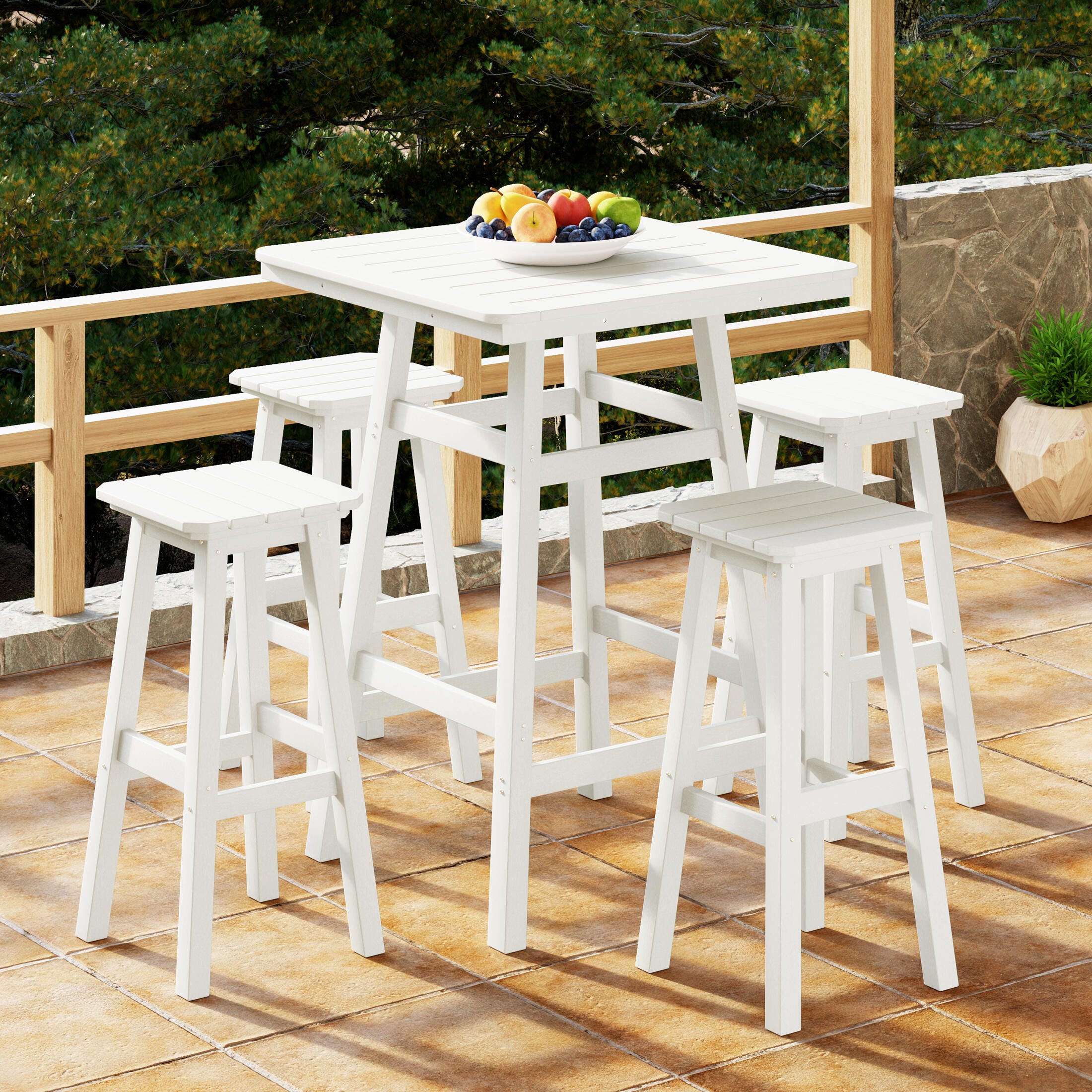 Click here for Westin Furniture Otto Outdoor Square Bar Table and... prices
