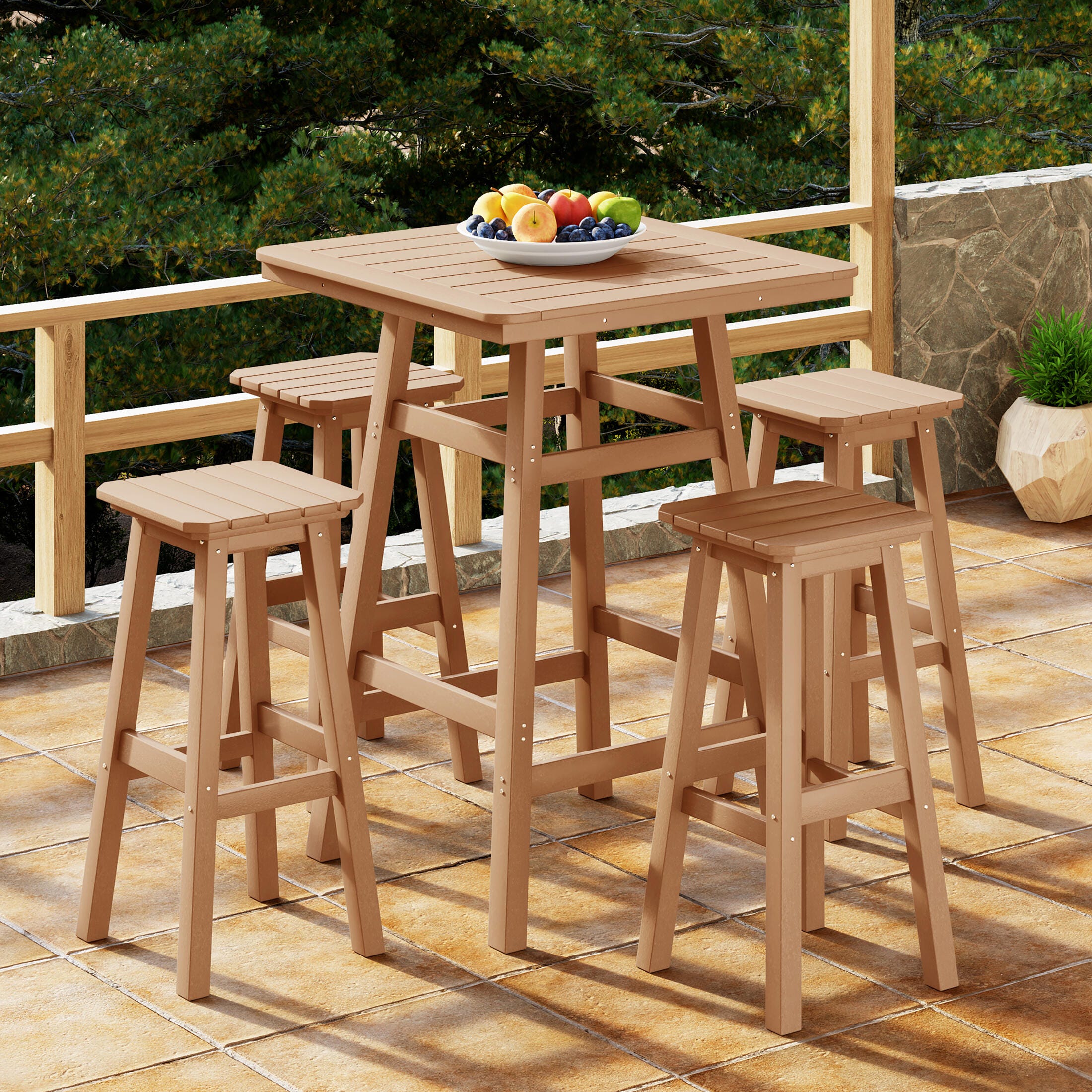 Click here for Westin Furniture Otto Outdoor Square Bar Table and... prices
