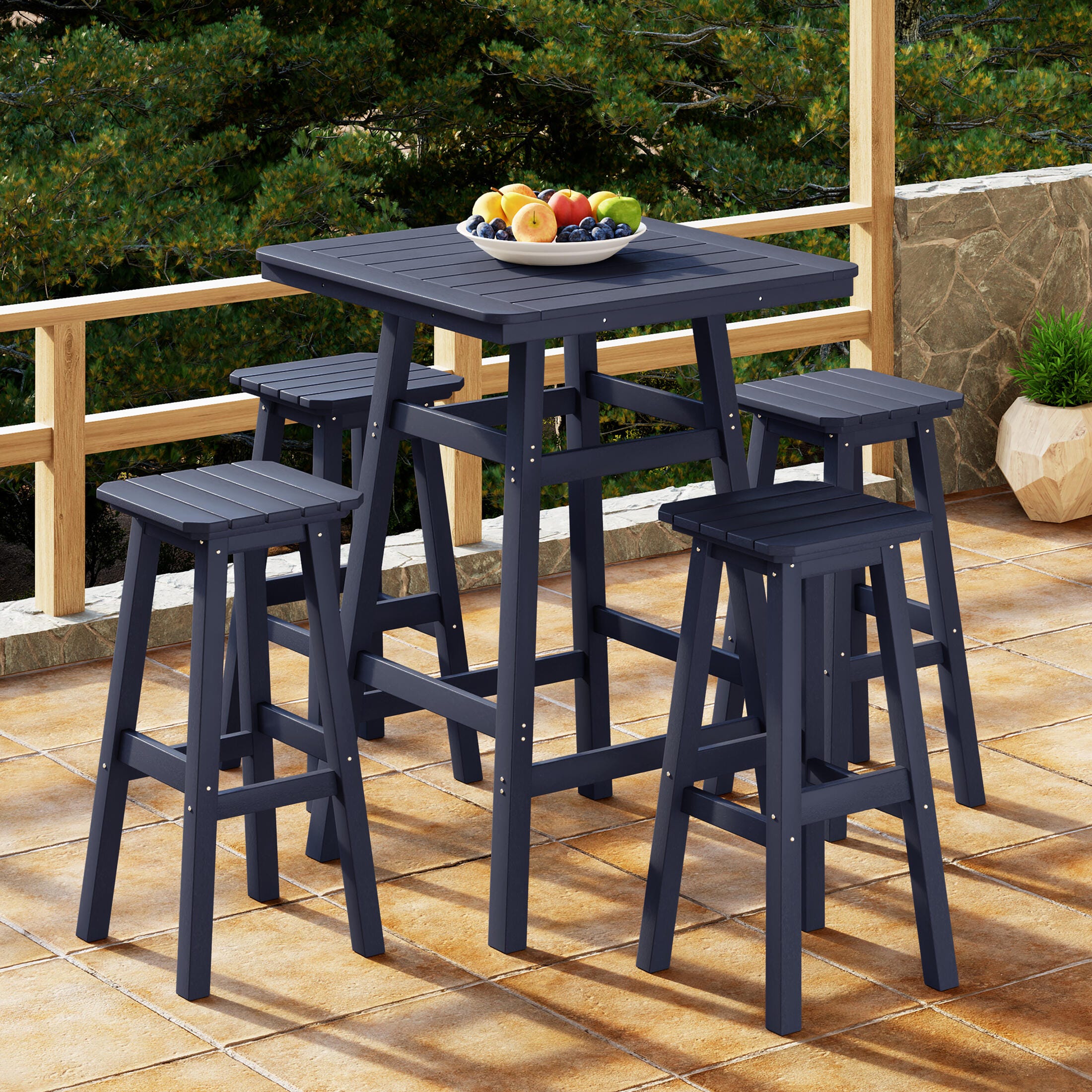 Click here for Westin Furniture Otto Outdoor Square Bar Table and... prices