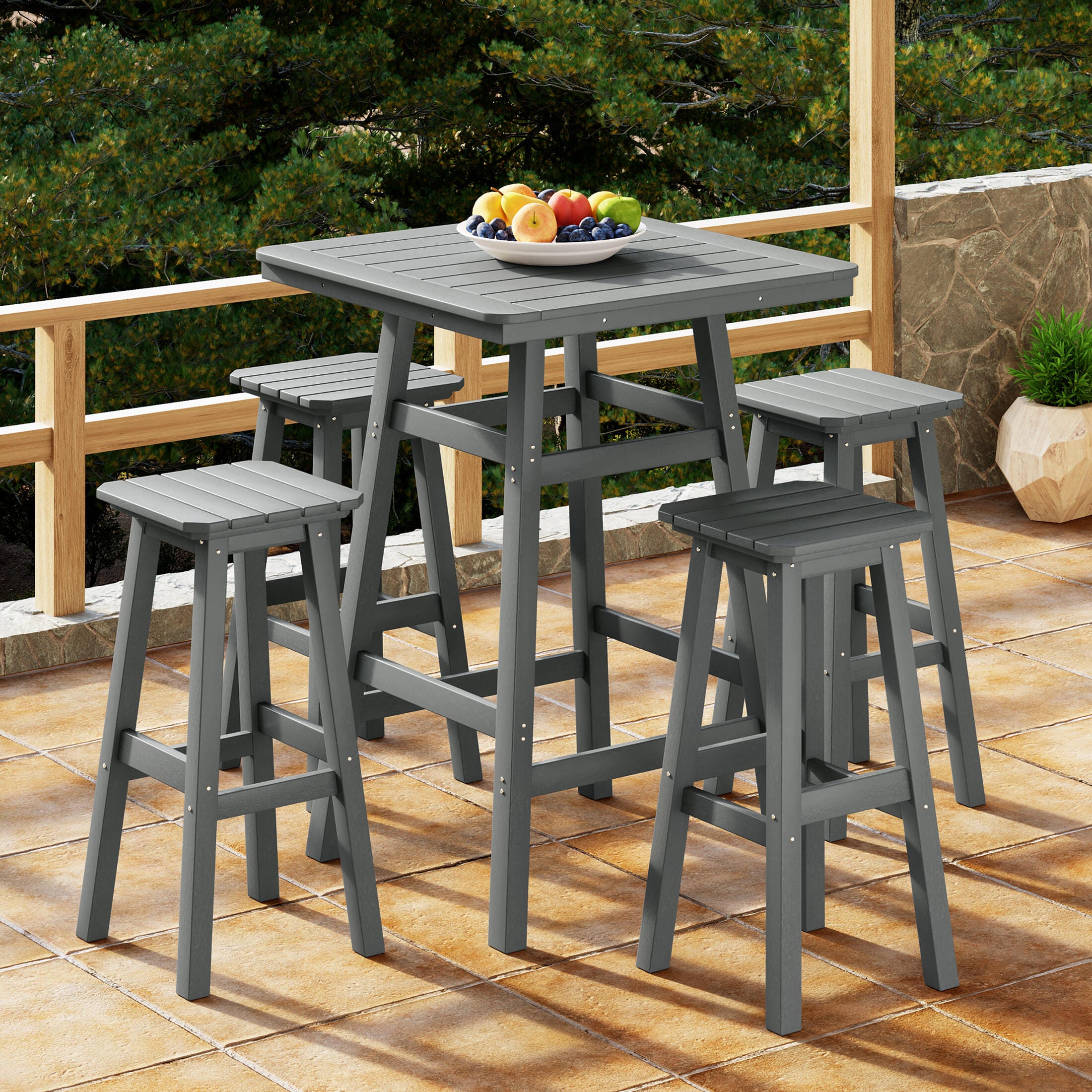 Click here for Westin Furniture Otto Outdoor Square Bar Table and... prices