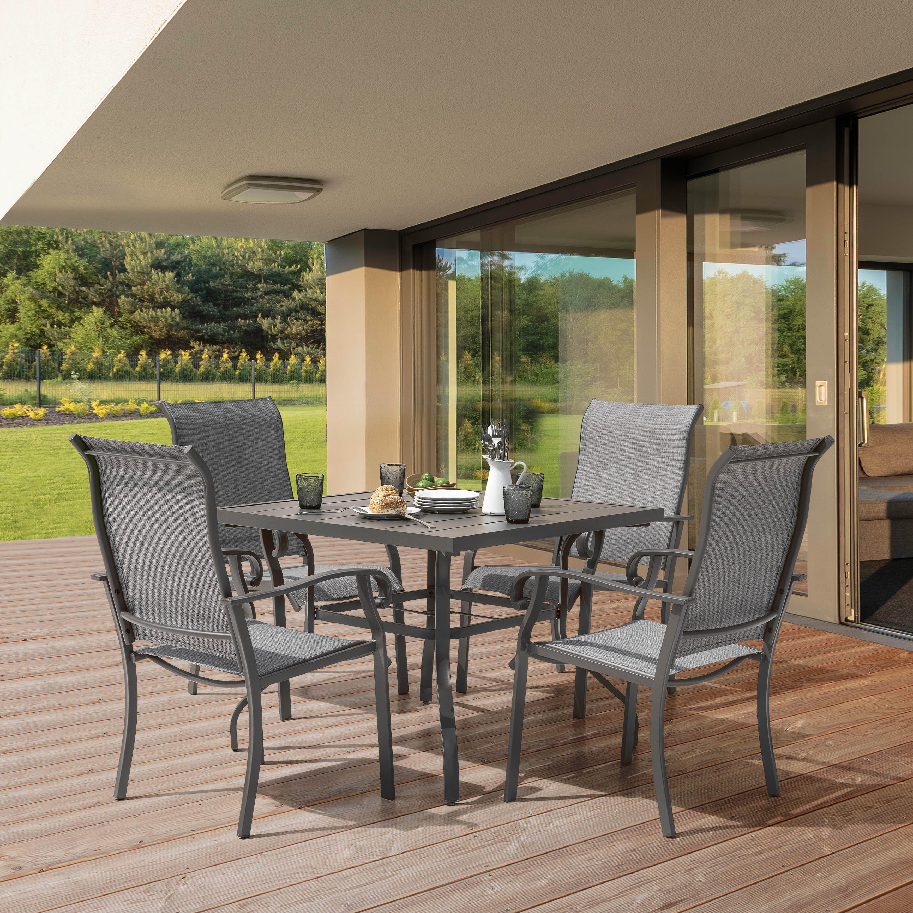 Click here for Nuu Garden Outdoor Square Dining Table and 4 Chair... prices