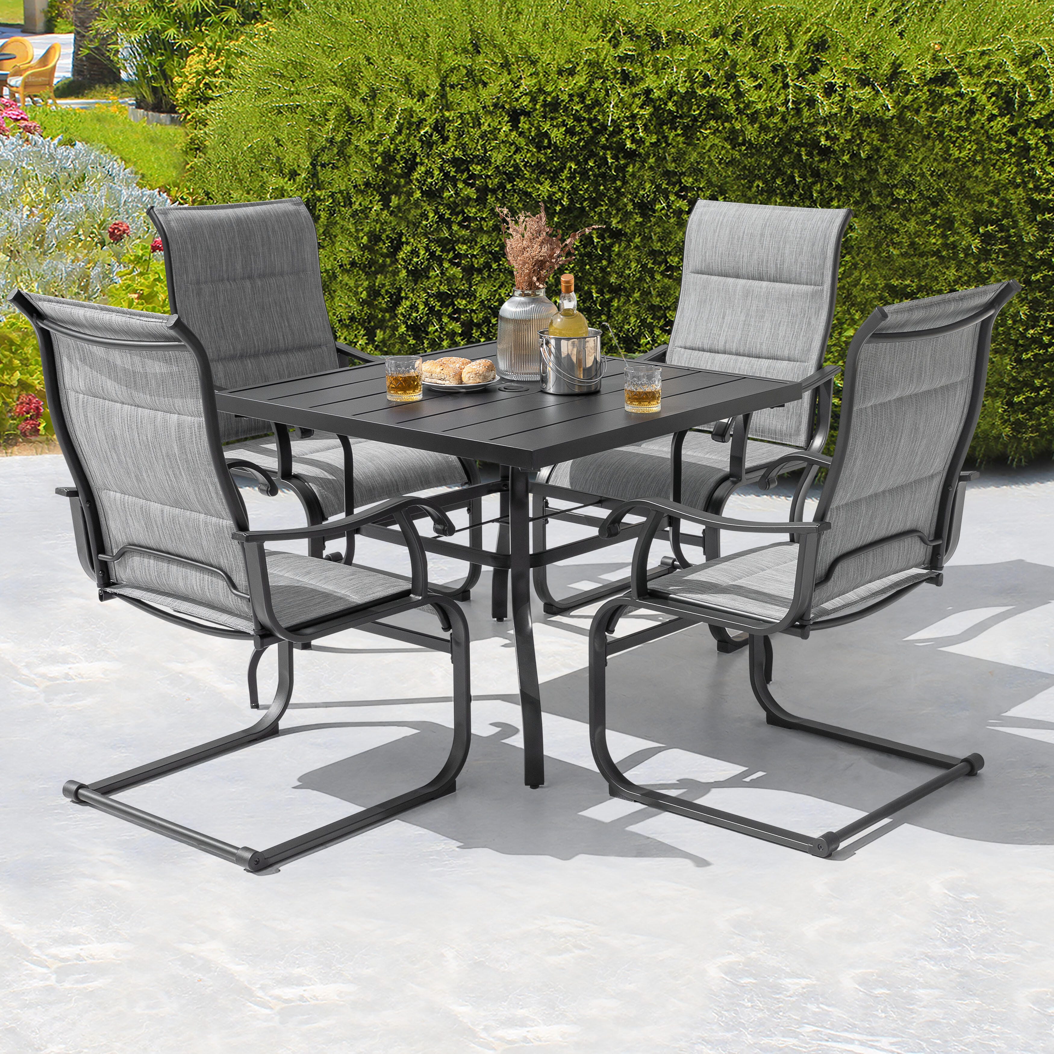 Click here for Nuu Garden Solstice Outdoor Dining Table and 4 Cha... prices