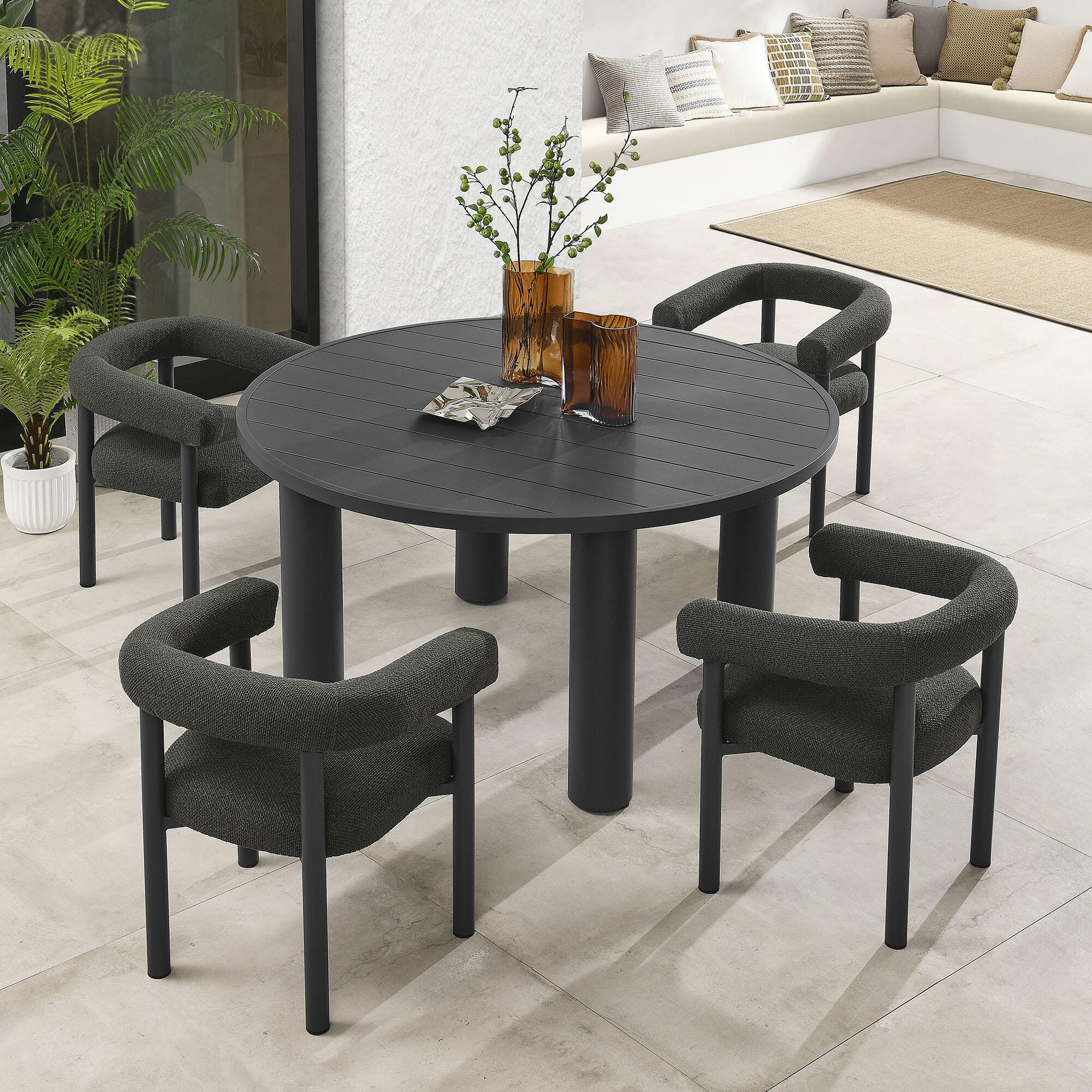 Click here for Modway Nautica Outdoor Dining Table and 4 Chairs... prices