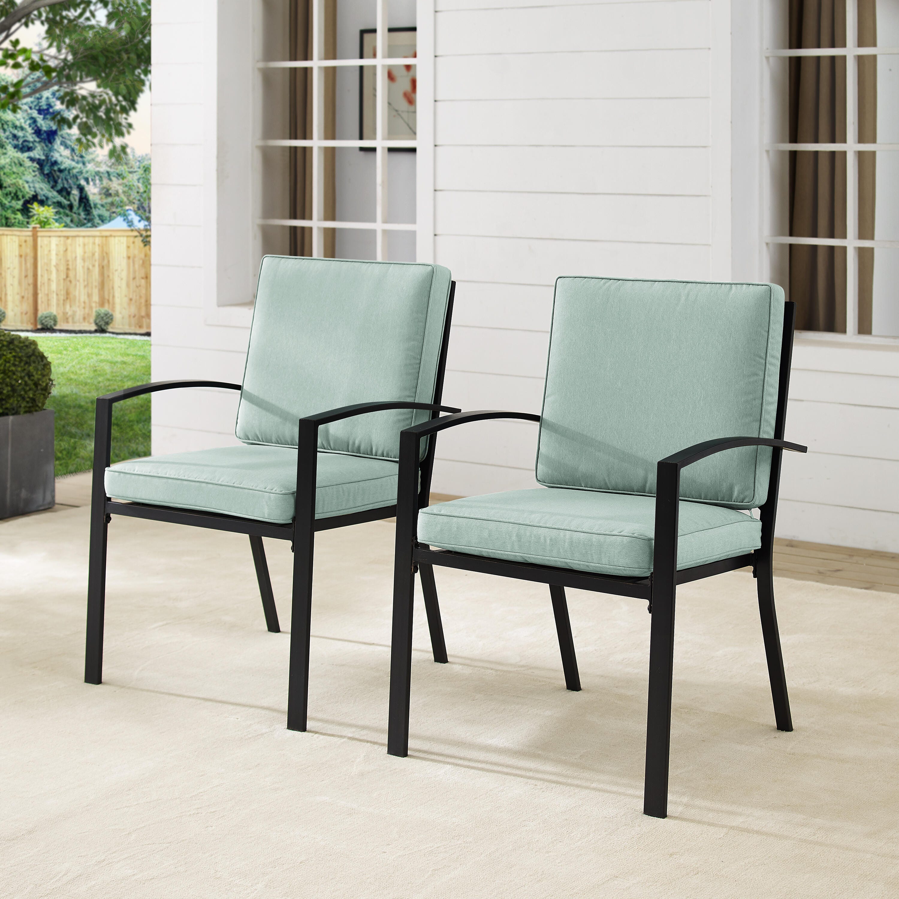Click here for Crosley Furniture Kaplan Outdoor Dining Chair (Set... prices