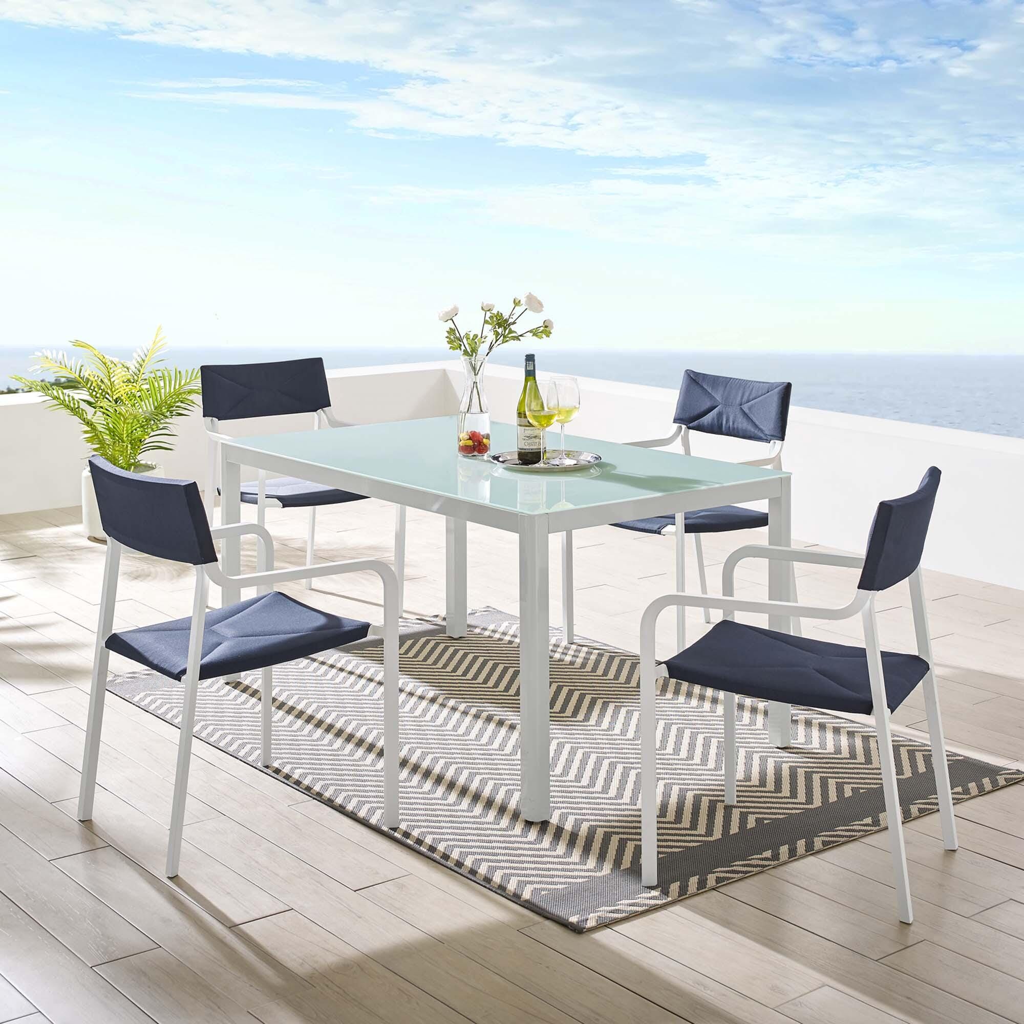 Click here for Modway Raleigh Outdoor Dining Table and 4 Chairs... prices