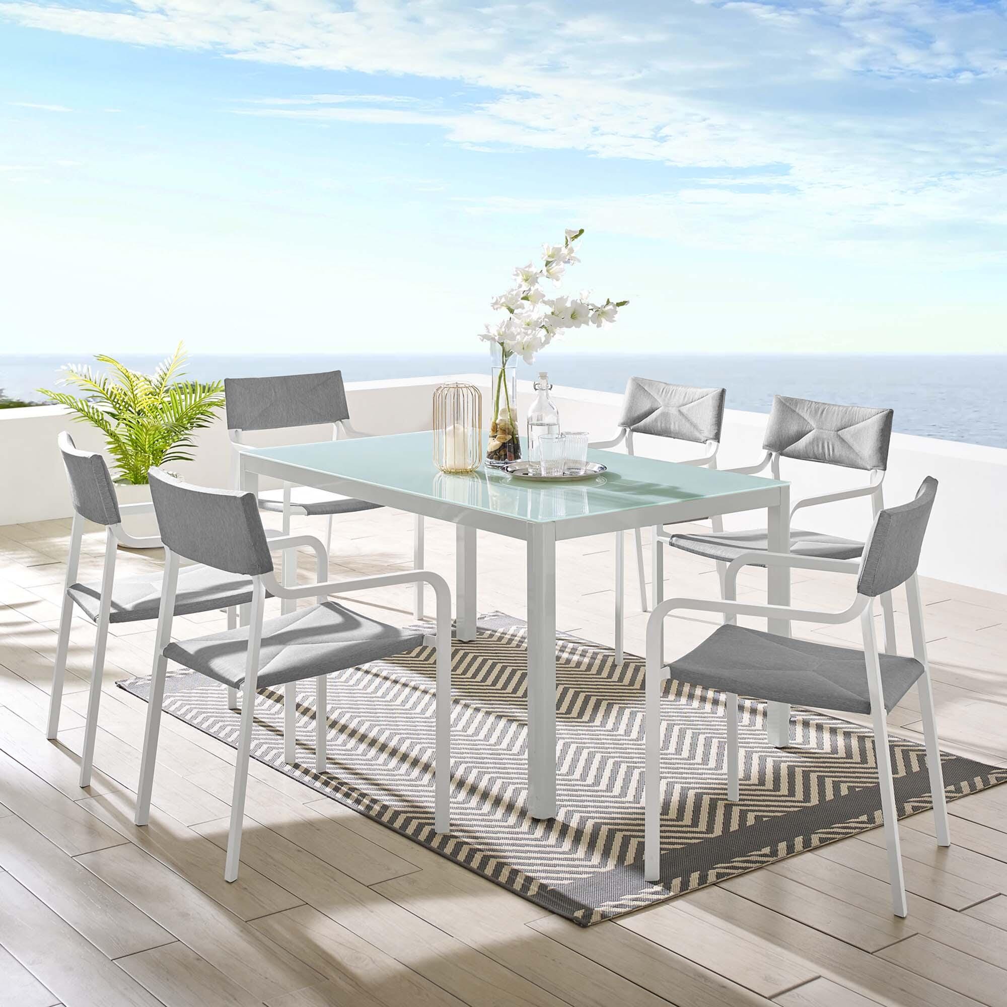 Click here for Modway Raleigh Outdoor Dining Table and 6 Chairs... prices