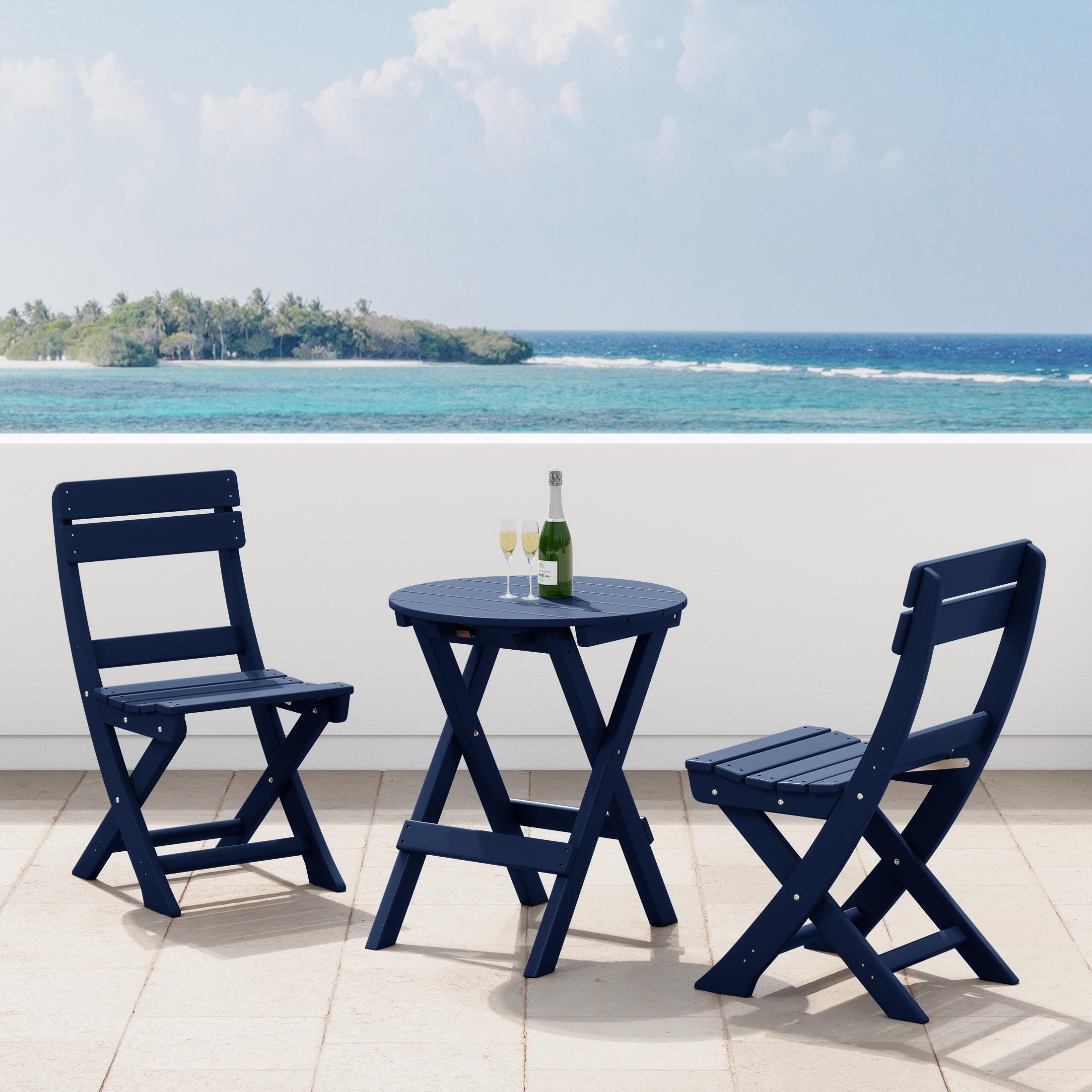 Click here for Westin Furniture Laguna Outdoor Bistro Table and 2... prices