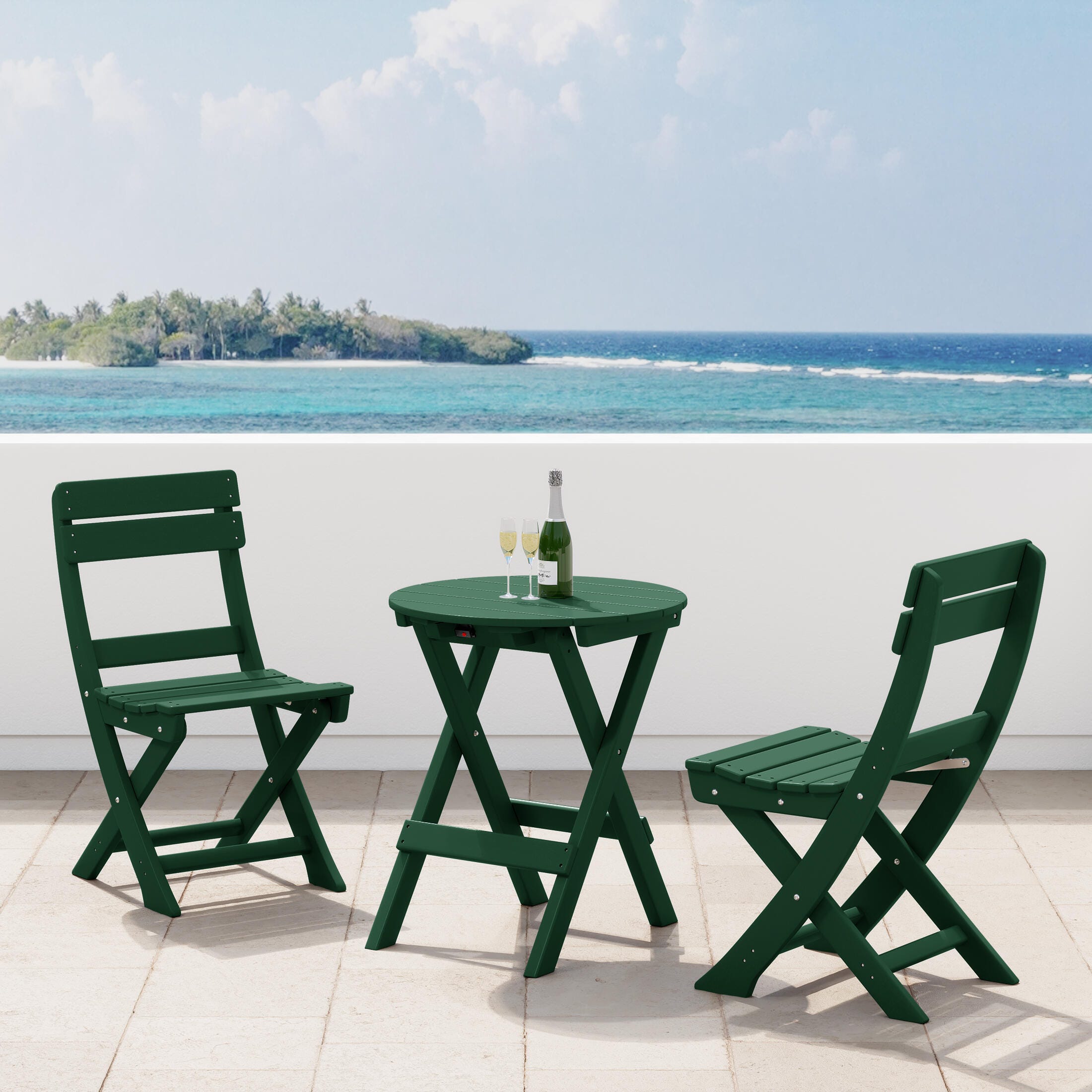 Click here for Westin Furniture Laguna Outdoor Bistro Table and 2... prices