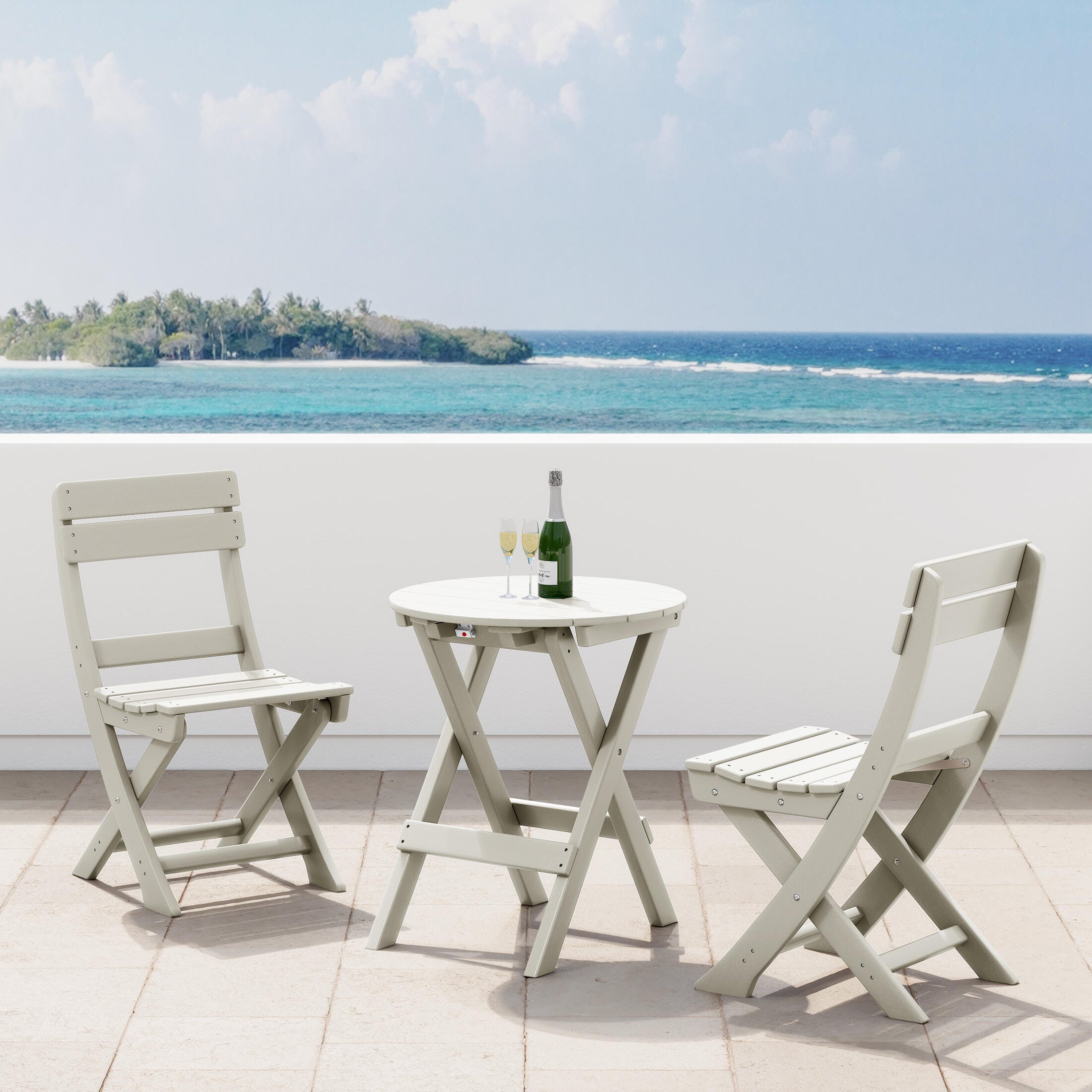 Click here for Westin Furniture Laguna Outdoor Bistro Table and 2... prices