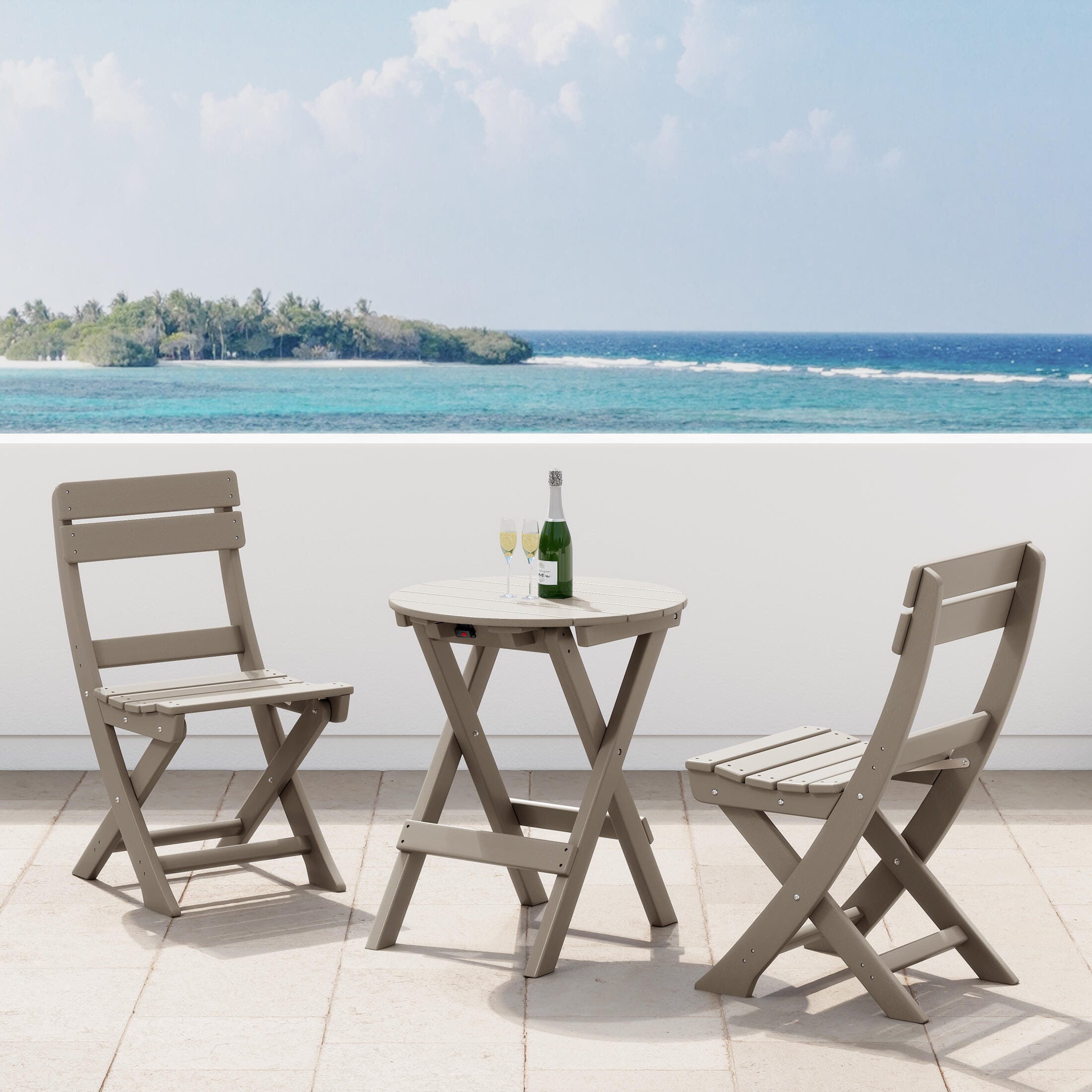 Click here for Westin Furniture Laguna Outdoor Bistro Table and 2... prices