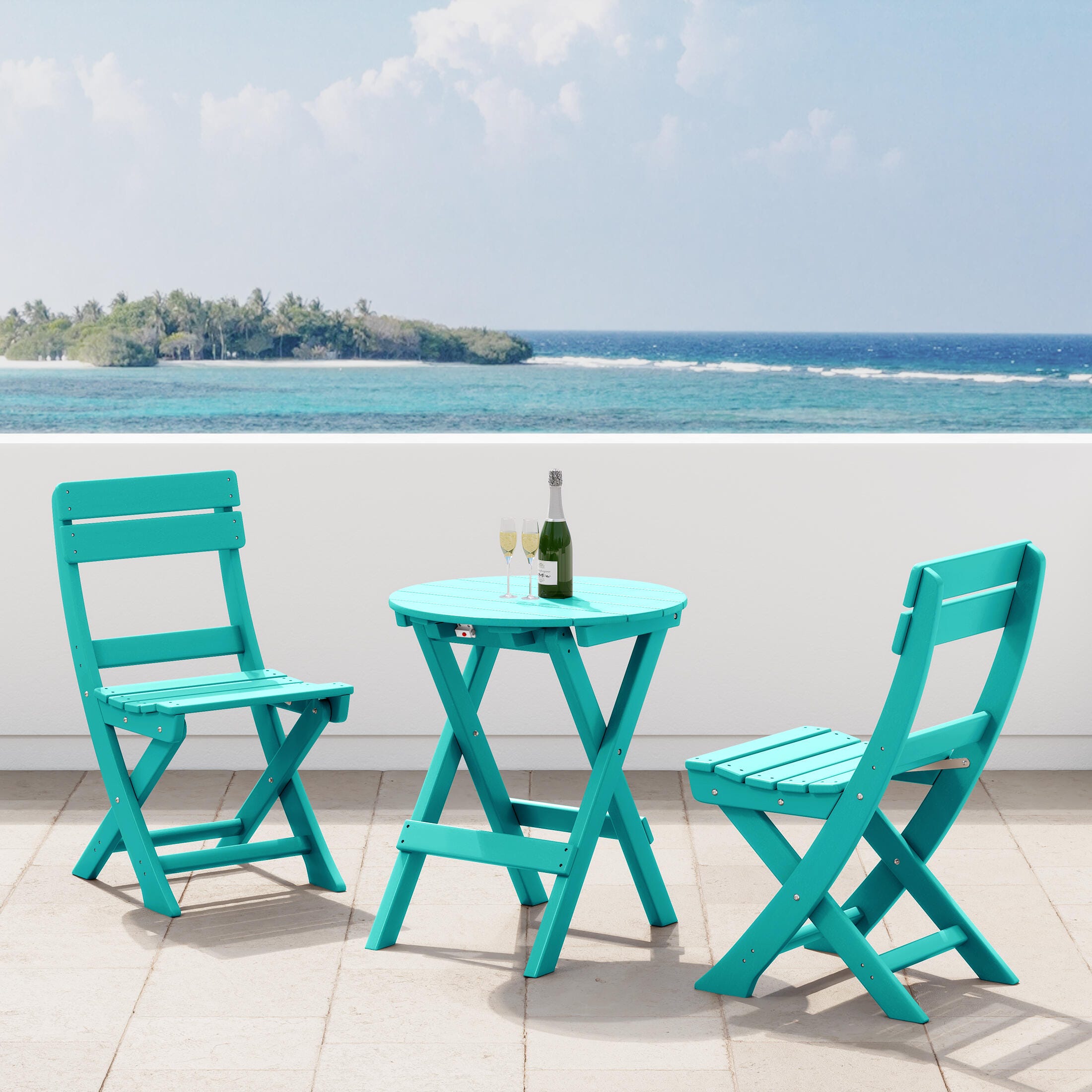 Click here for Westin Furniture Laguna Outdoor Bistro Table and 2... prices