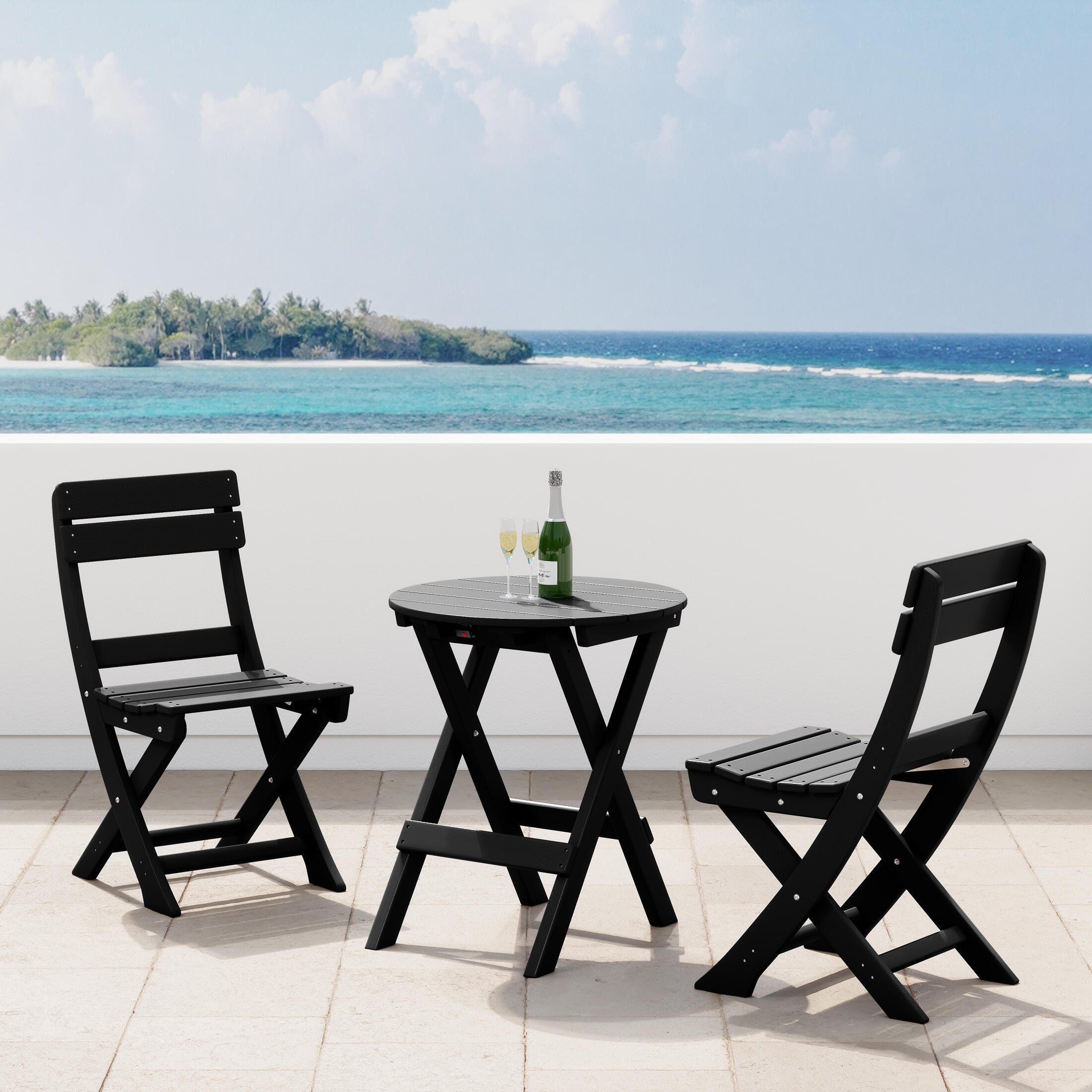 Click here for Westin Furniture Laguna Outdoor Bistro Table and 2... prices