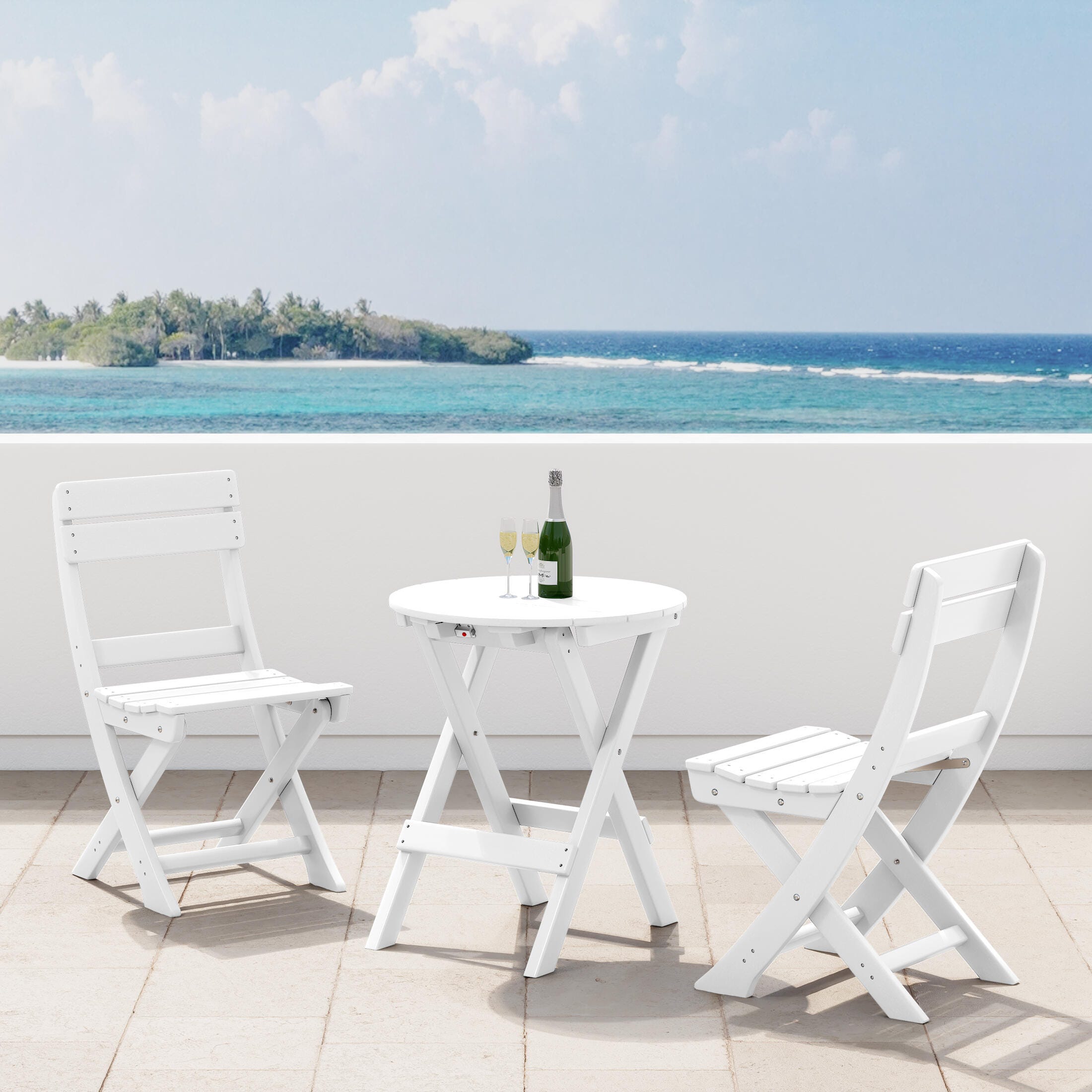Click here for Westin Furniture Laguna Outdoor Bistro Table and 2... prices