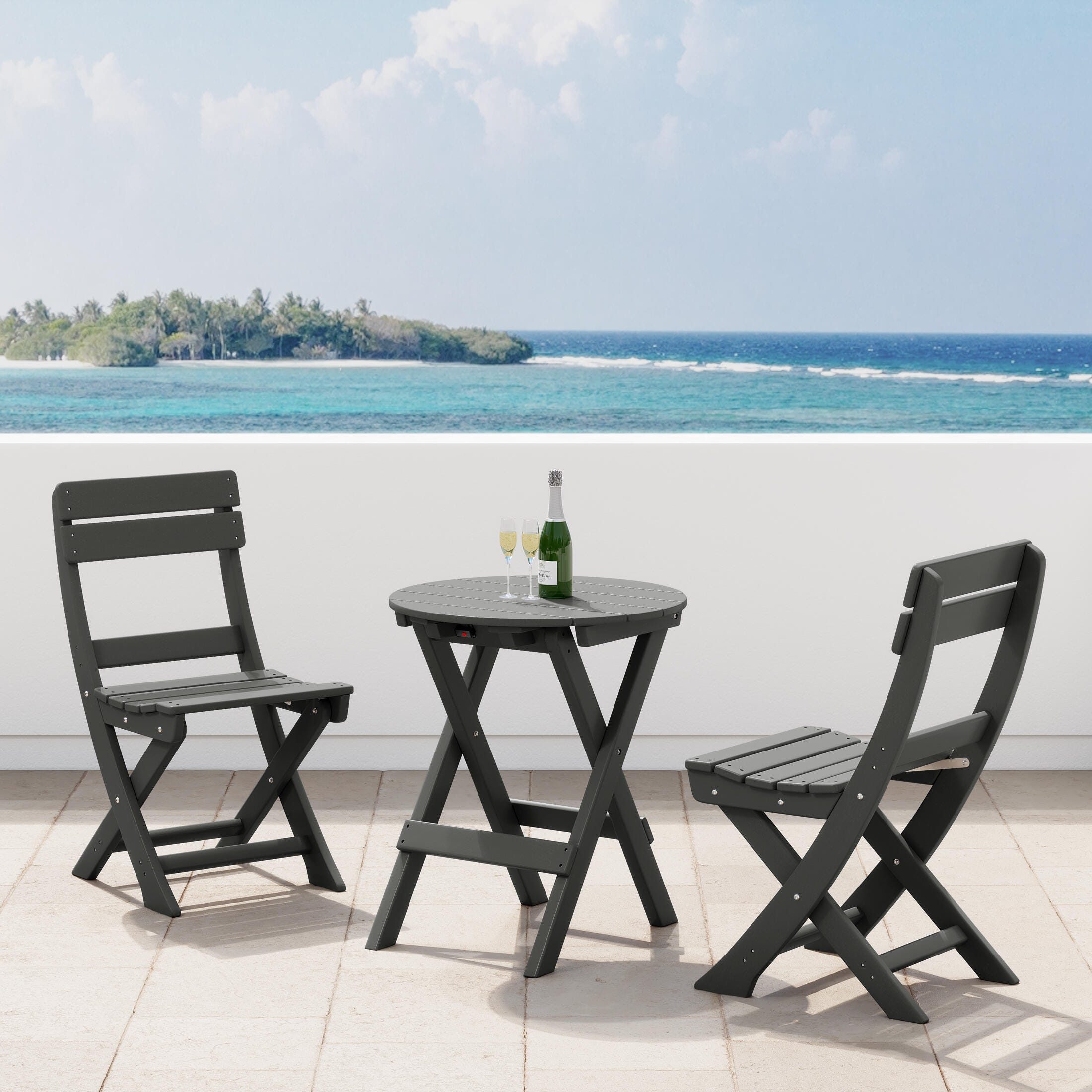 Click here for Westin Furniture Laguna Outdoor Bistro Table and 2... prices