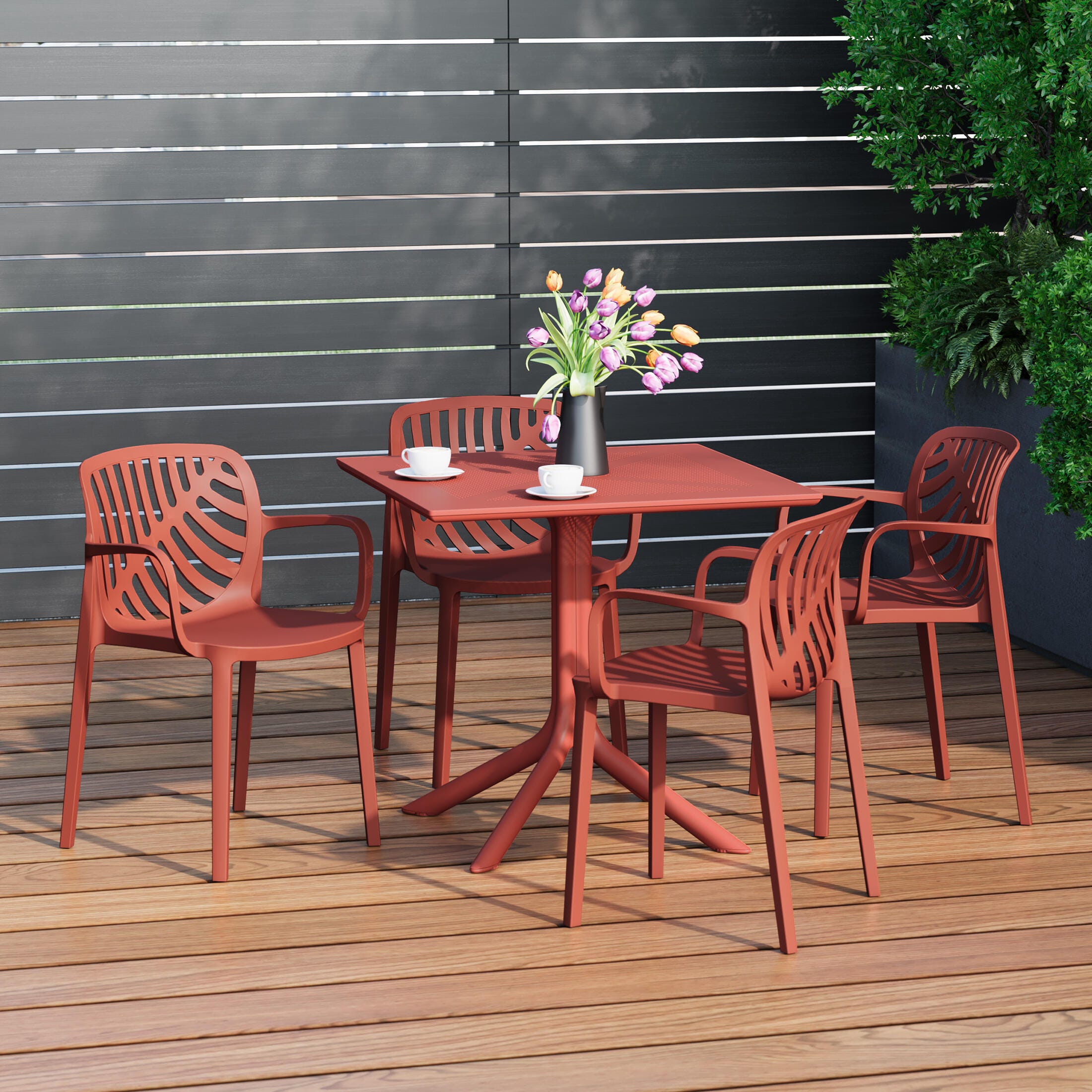Click here for Westin Furniture Frond & Form Outdoor Square Perfo... prices
