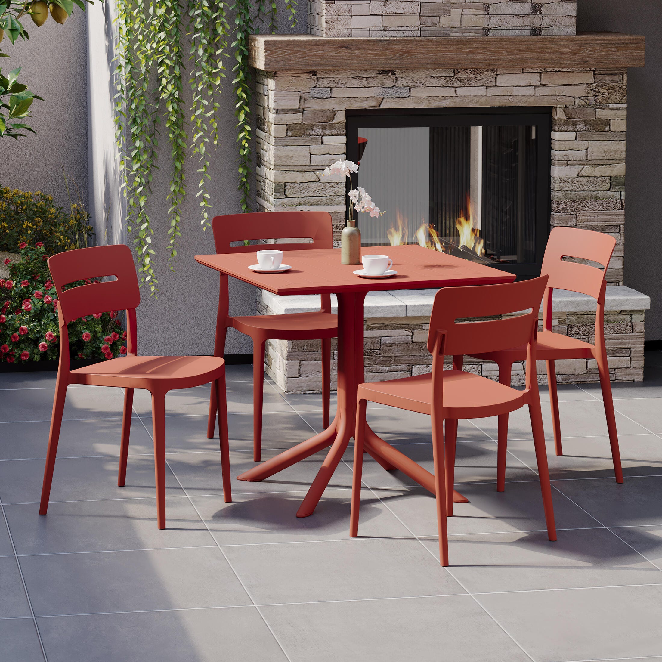 Click here for Westin Furniture Frond & Form Outdoor Square Dinin... prices