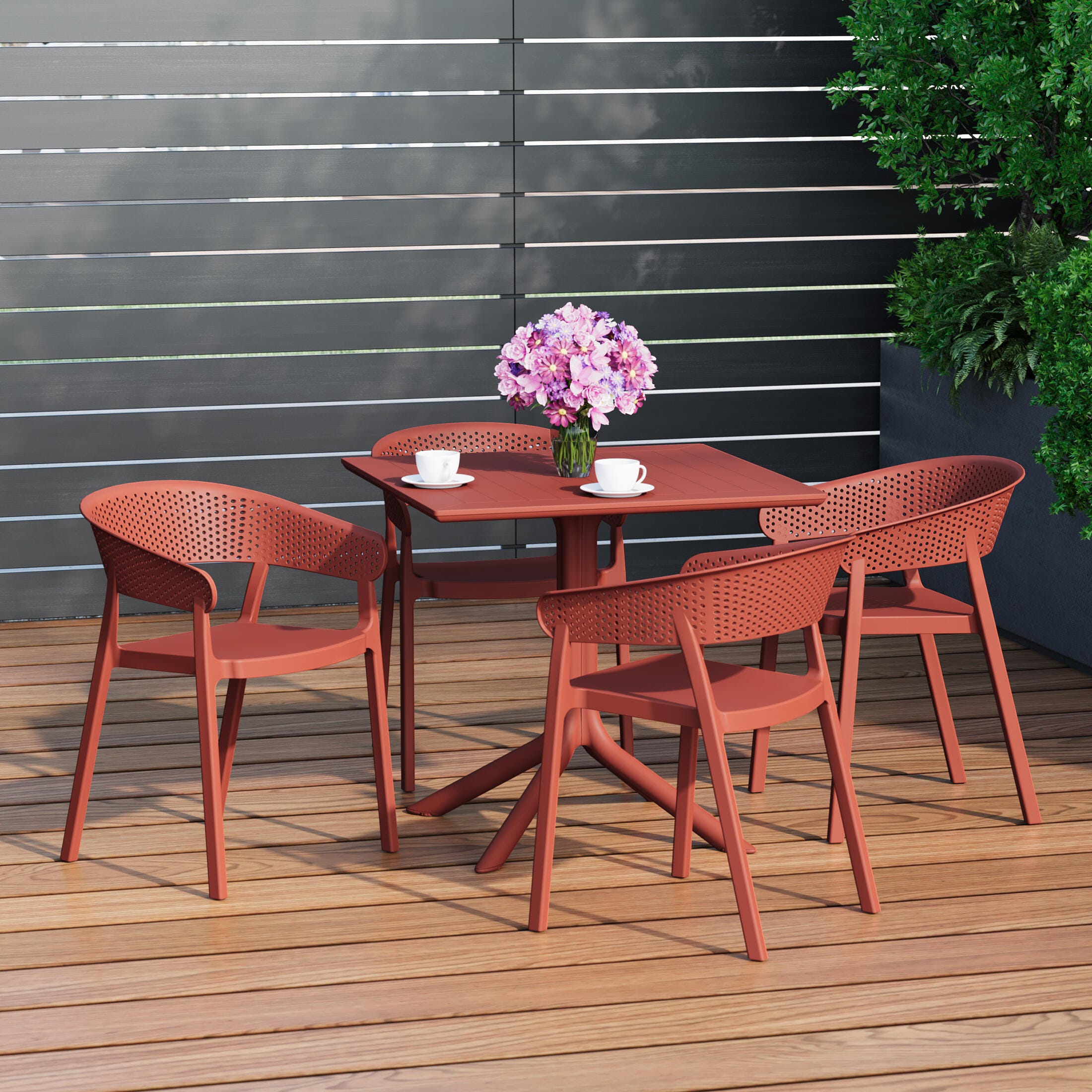 Click here for Westin Furniture Frond & Form Outdoor Square Dinin... prices