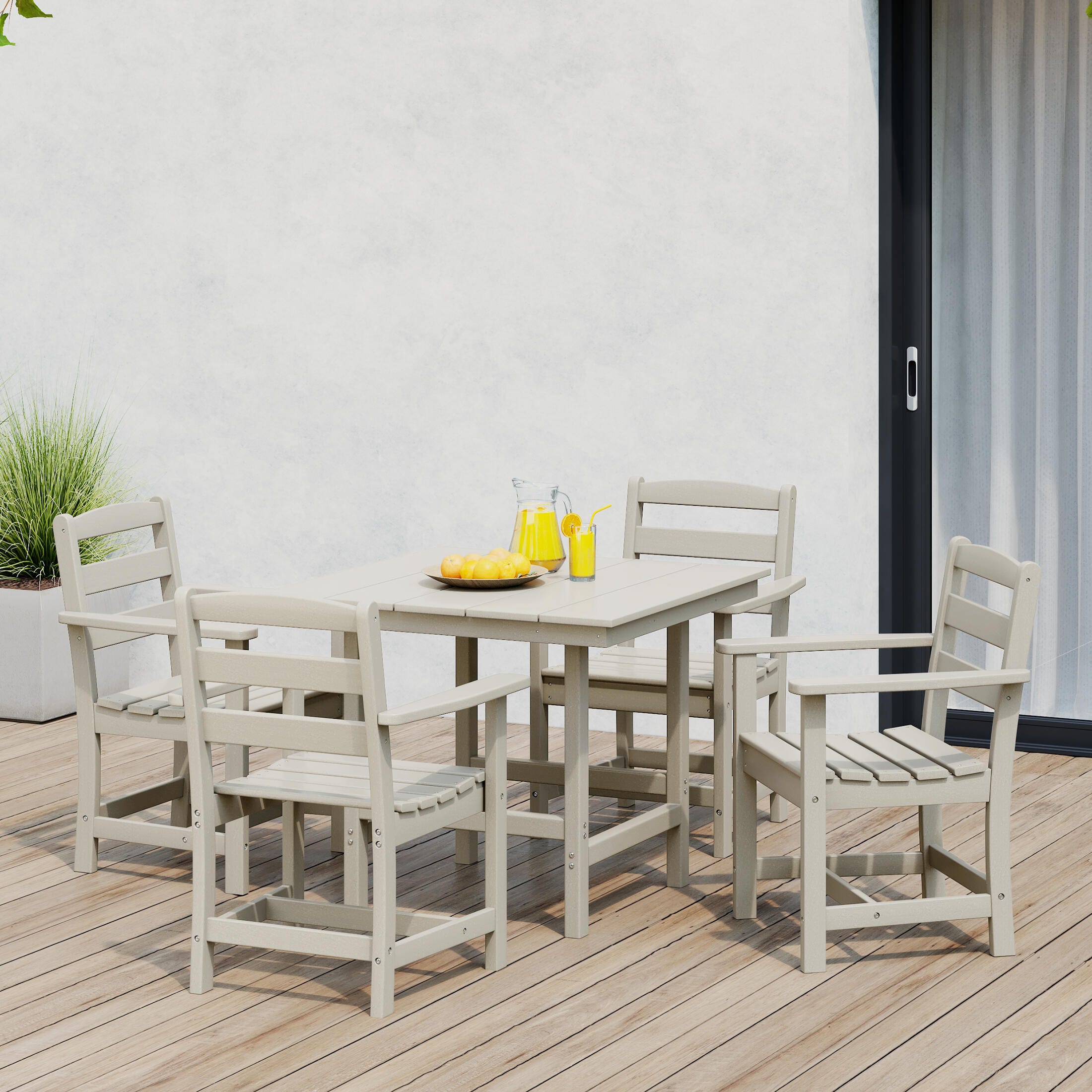 Click here for Westin Furniture Shoreside Outdoor Patio Square Ta... prices