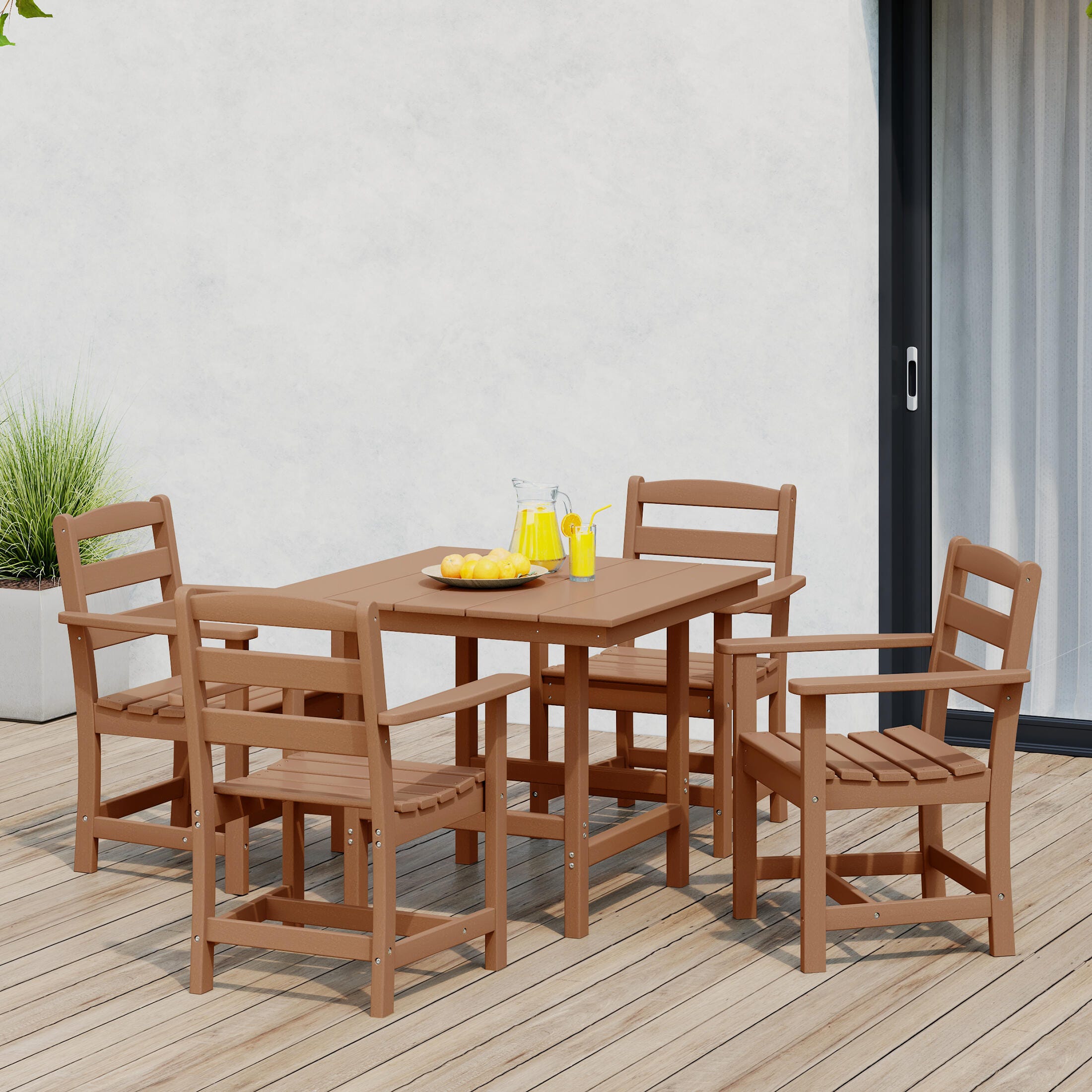 Click here for Westin Furniture Shoreside Outdoor Patio Square Ta... prices