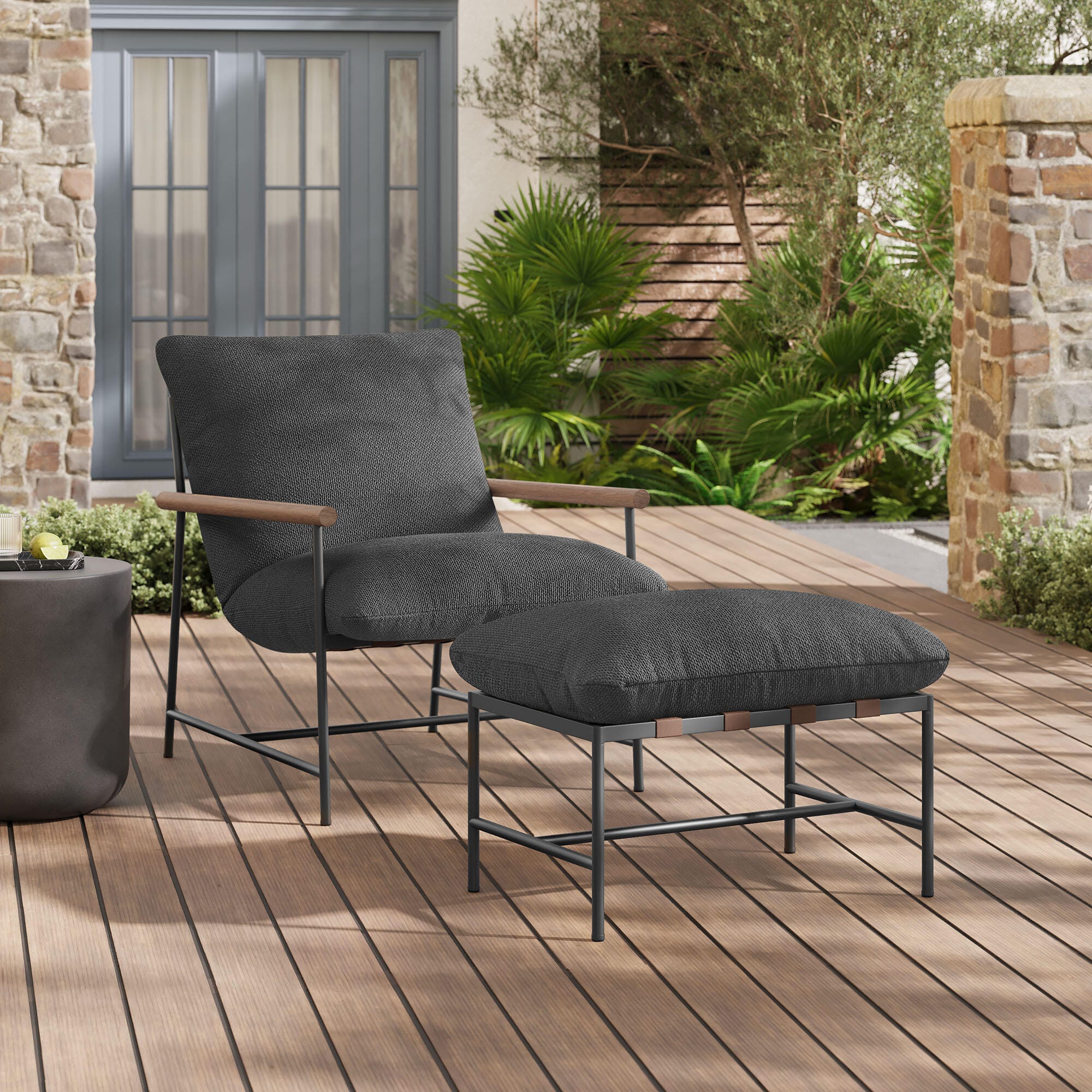 Click here for Modway Raya Outdoor Lounge Chair and Ottoman  Char... prices