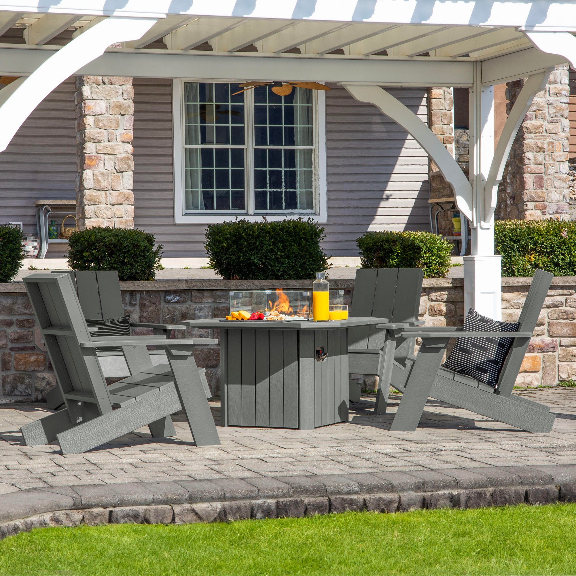 Click here for Highwood Italica Outdoor Conversation Set with Fir... prices