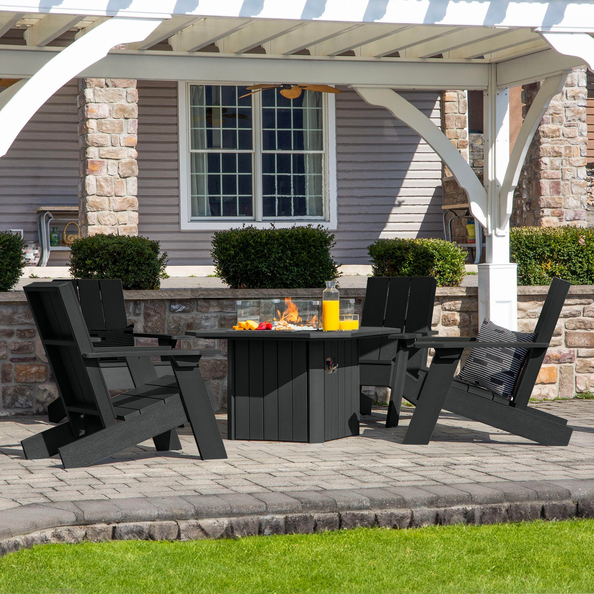 Click here for Highwood Italica Outdoor Conversation Set with Fir... prices