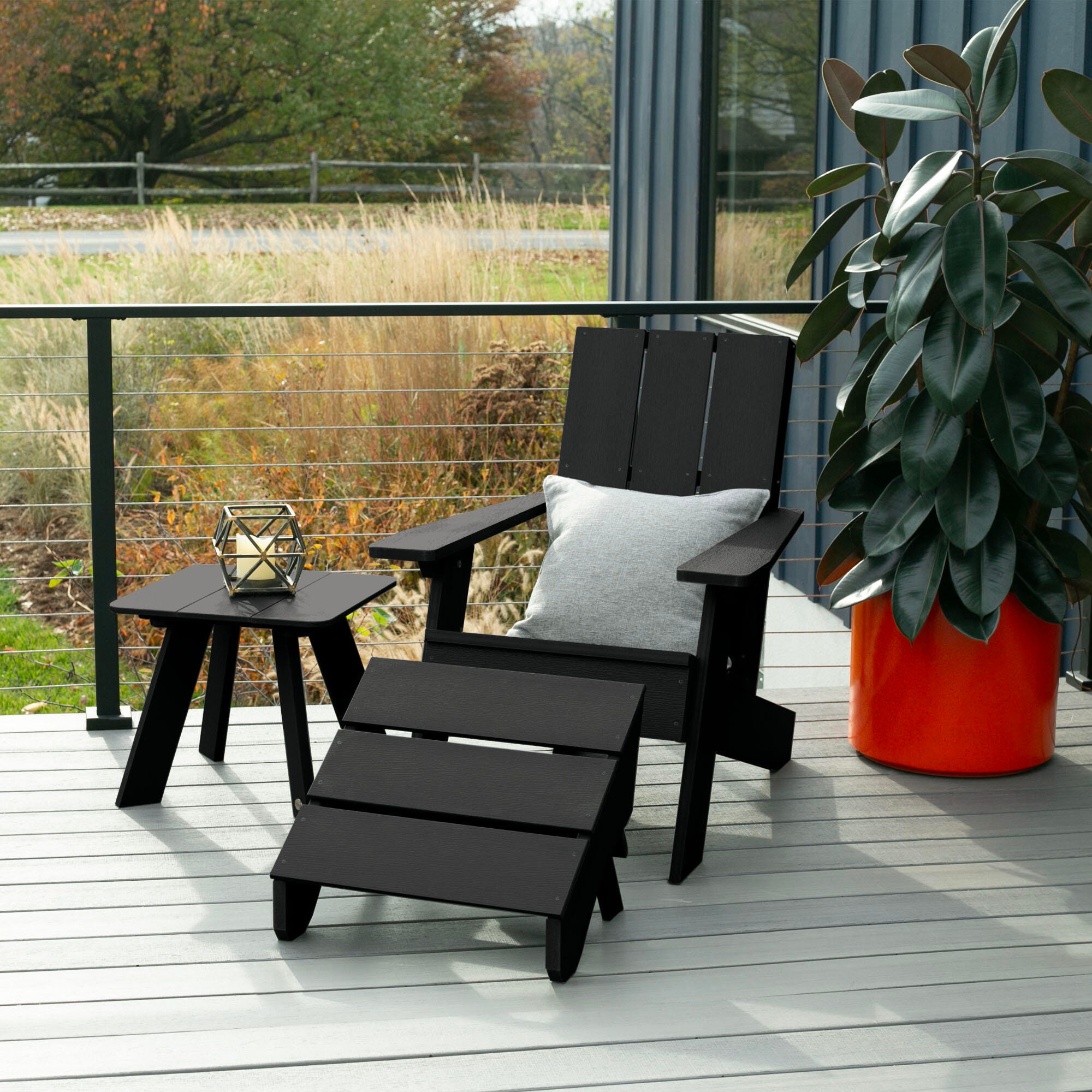 Click here for Highwood Italica Outdoor Adirondack Chair with Ott... prices
