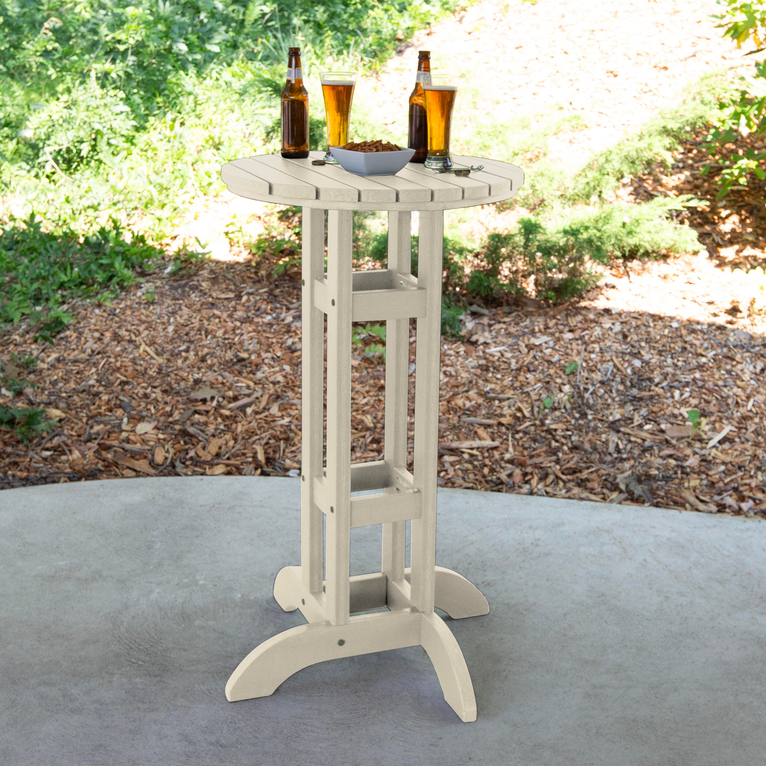 Click here for Highwood Lehigh Outdoor Bar Table  Whitewash prices