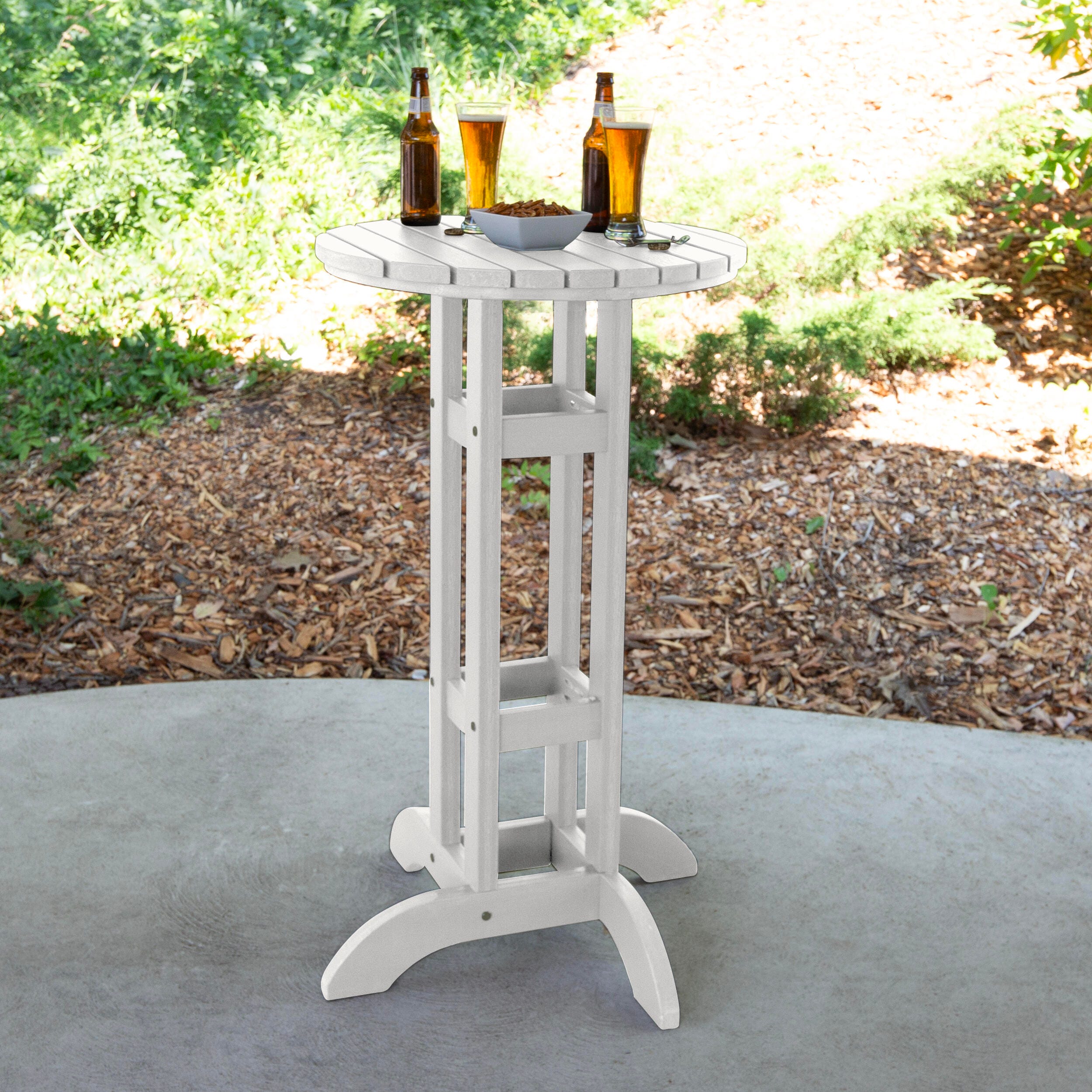 Click here for Highwood Lehigh Outdoor Dining Table  White prices