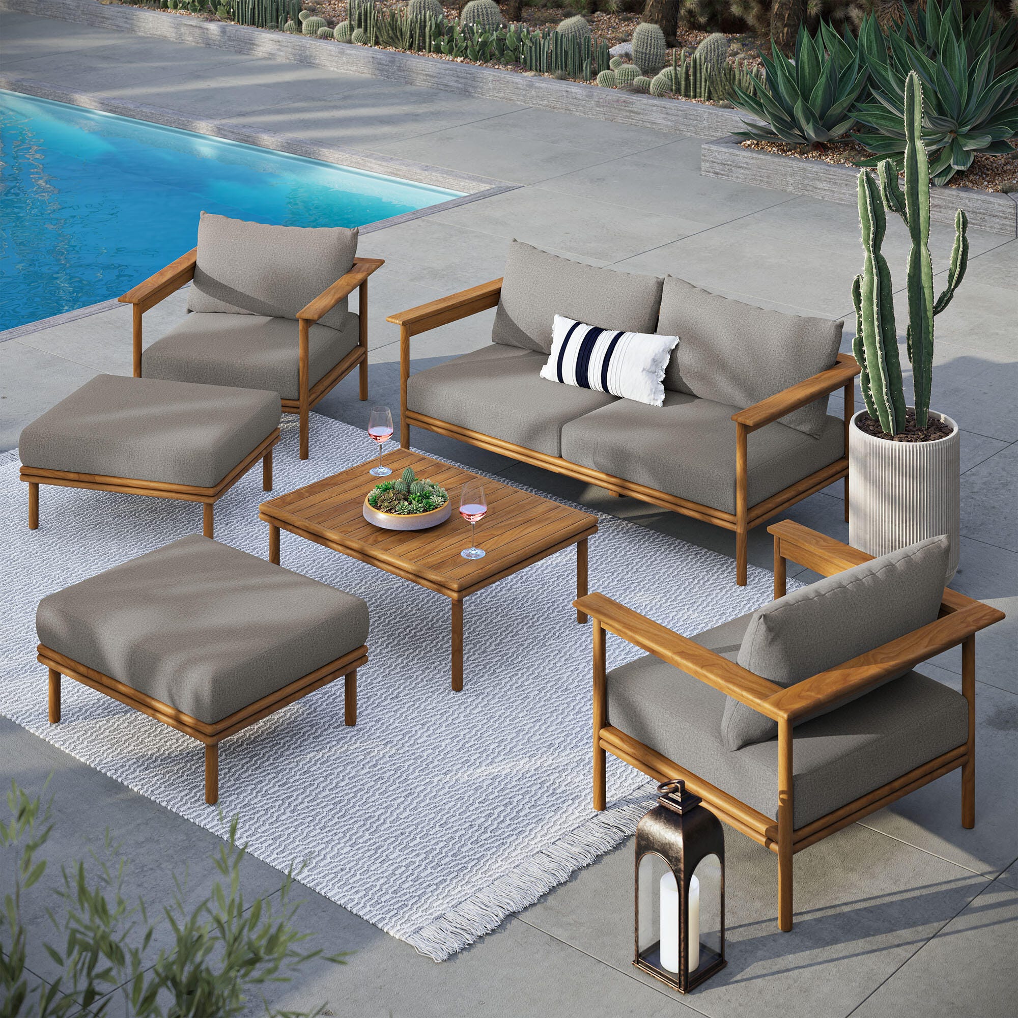 Click here for Modway Wren Outdoor Conversation Set  Natural/Gray prices