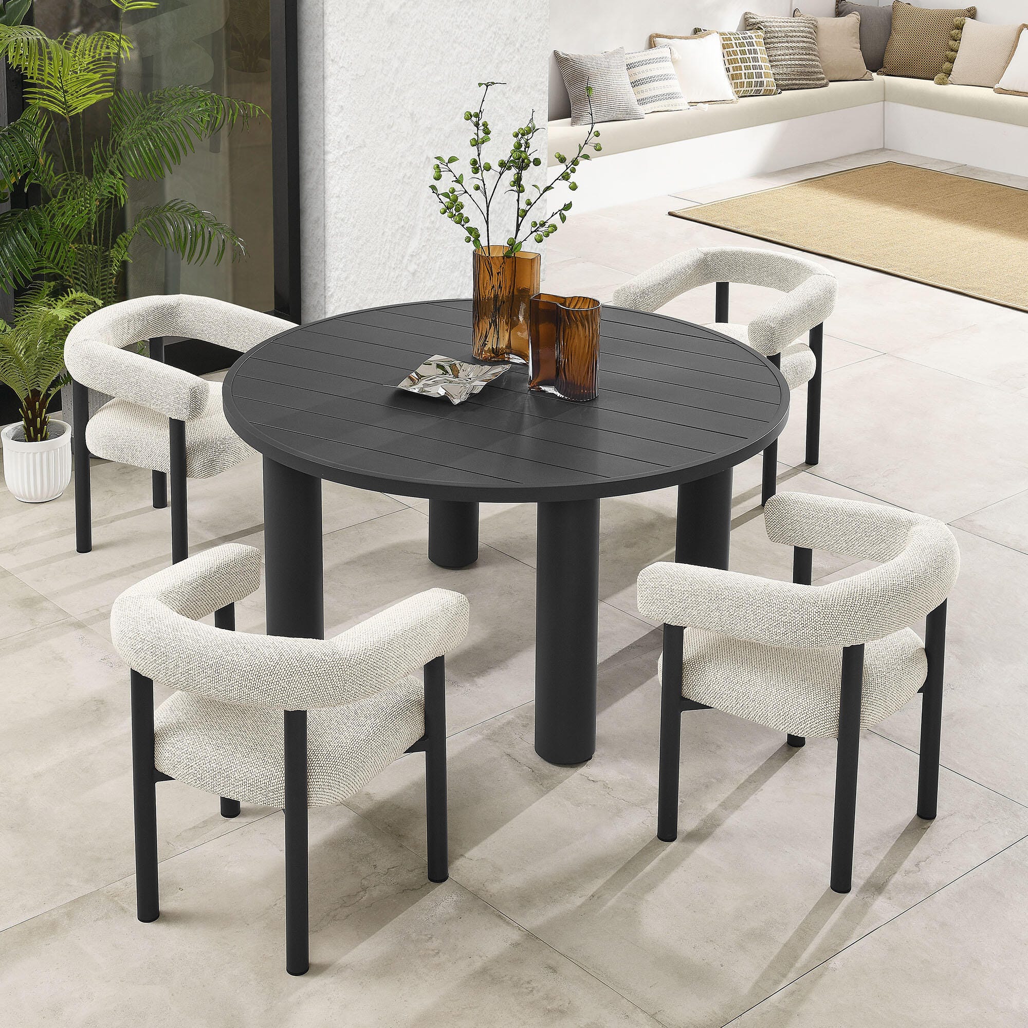 Click here for Modway Nautica Outdoor Dining Table and 4 Chairs... prices