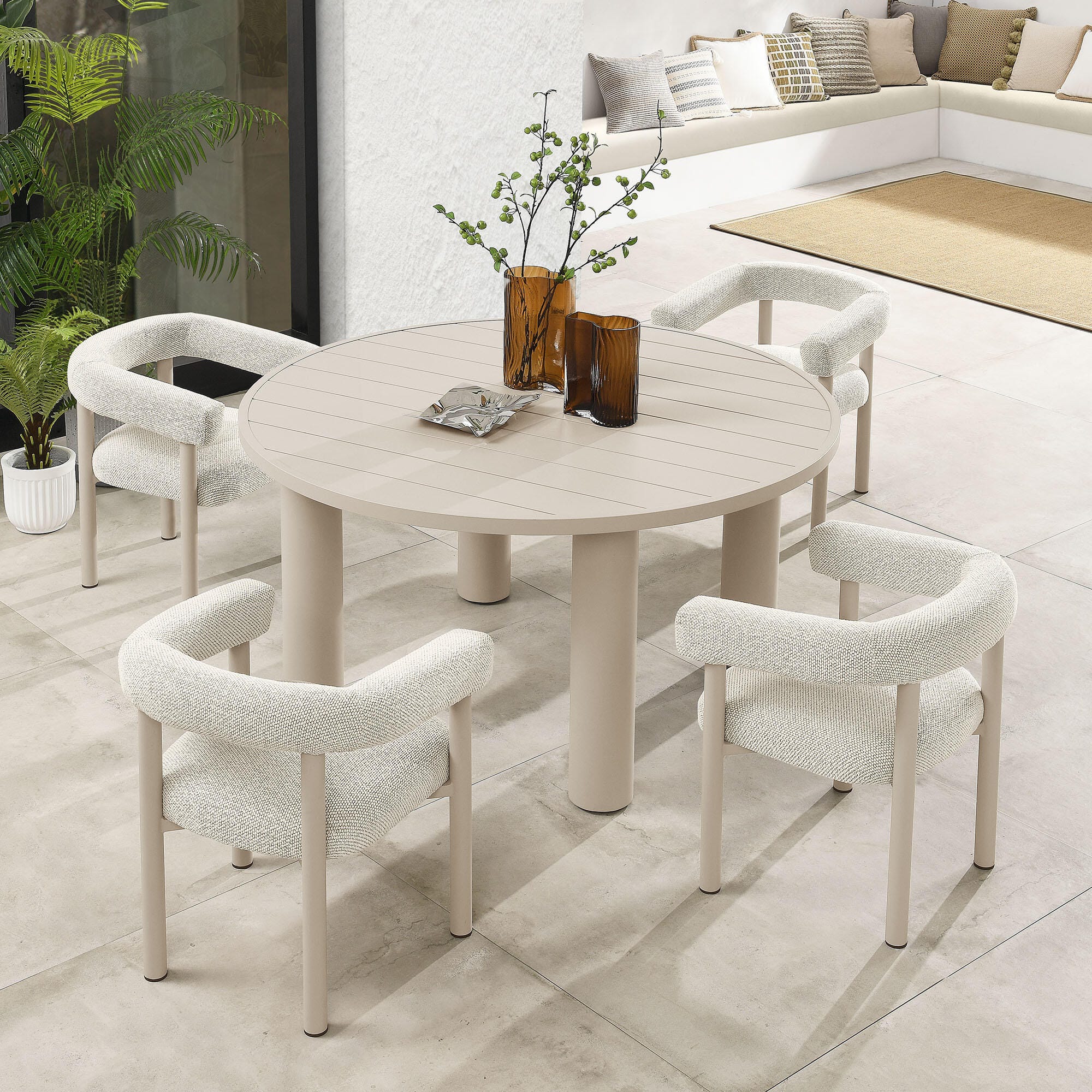 Click here for Modway Nautica Outdoor Dining Table and 4 Chairs... prices