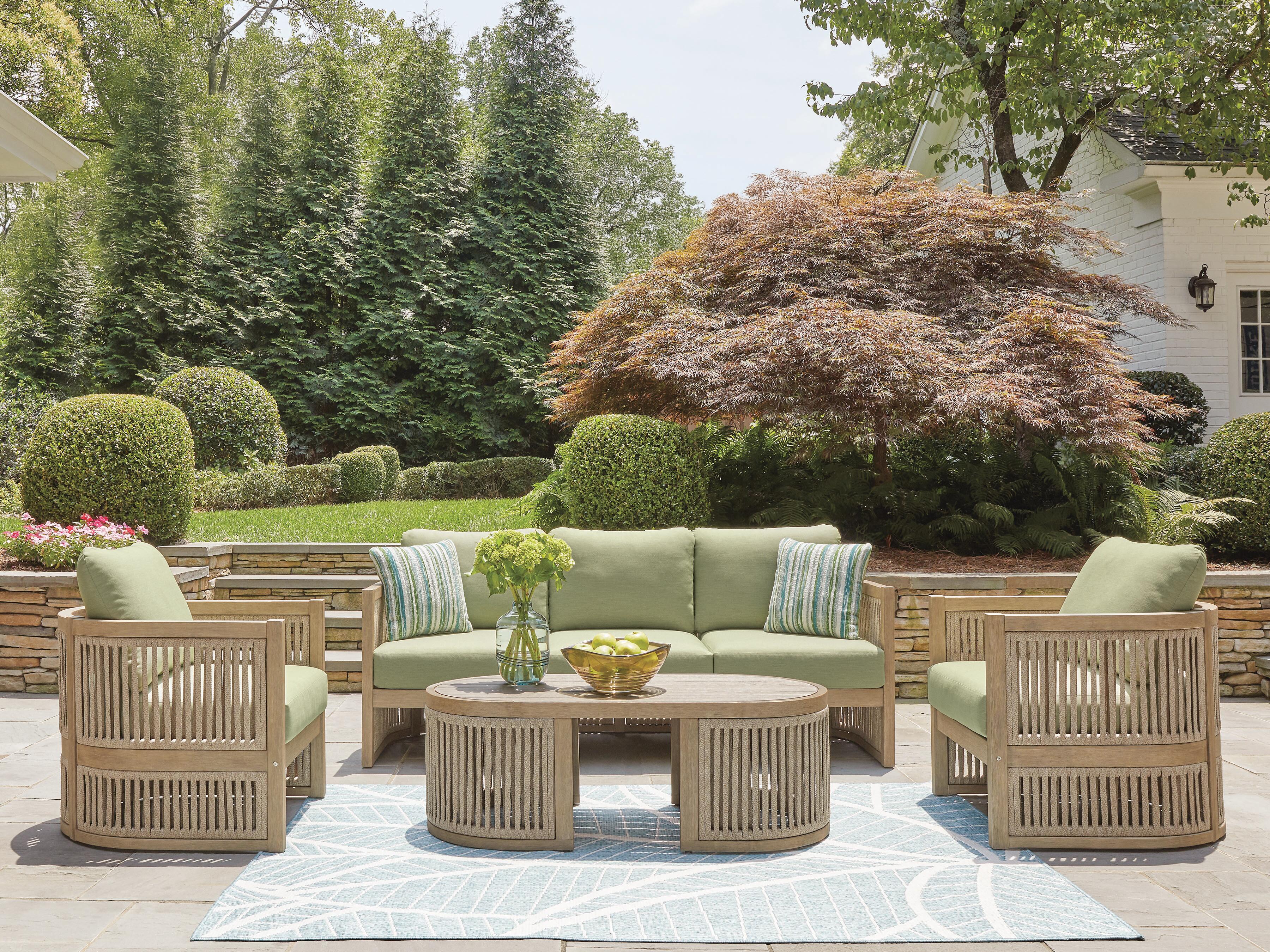 Click here for Vision Lane Outdoor Sofa and 2 Chairs with Coffee... prices