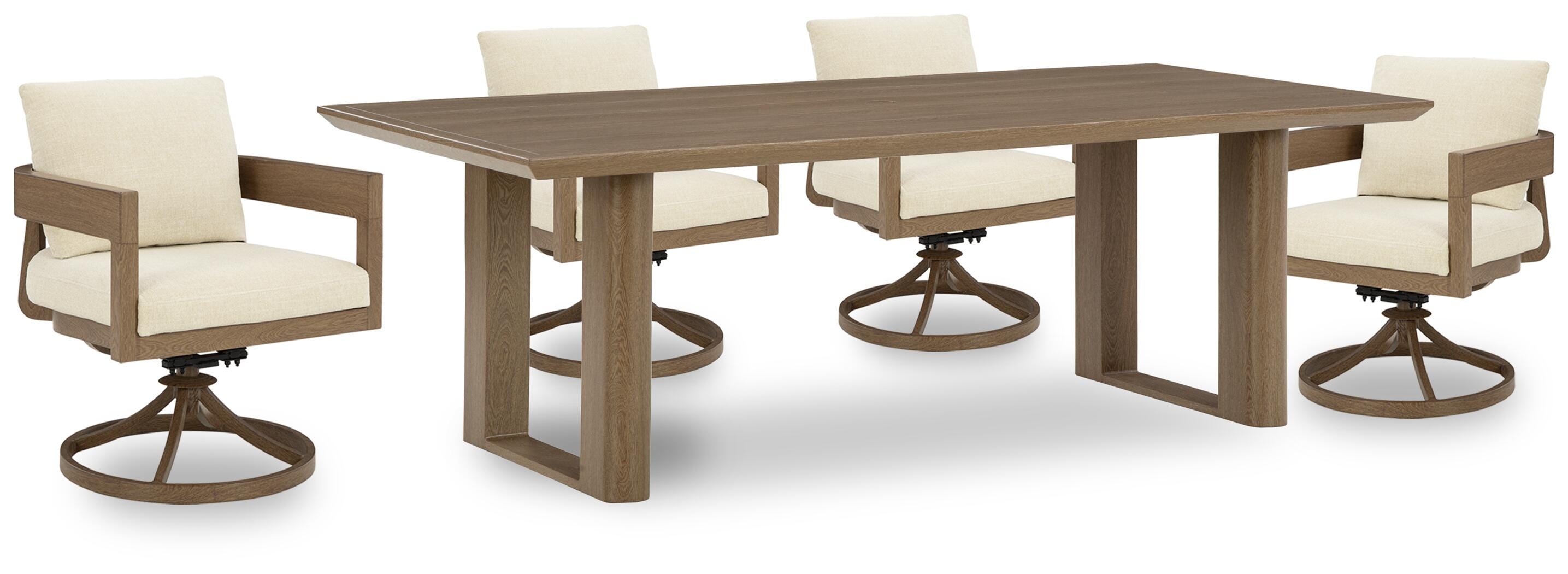 Click here for Serene Bay Outdoor Dining Table and 4 Chairs  Dark... prices